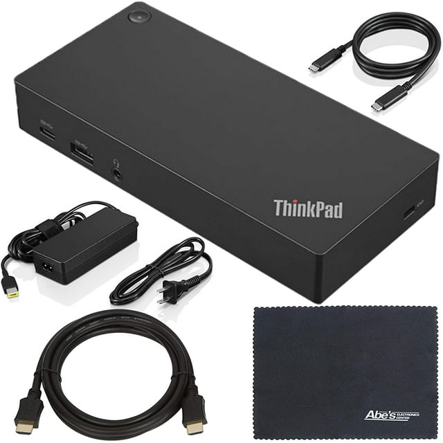 Lenovo ThinkPad 90W USB-C Gen 2 HDMI 2x DP Docking Station 40AS0090US 40AS0090 - Walmart.com