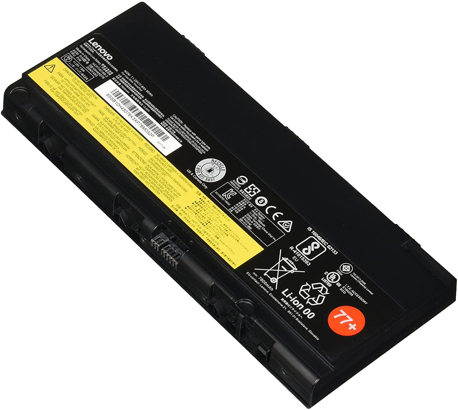 Lenovo ThinkPad Battery 77+ - Notebook battery - lithium ion - 6-cell ...