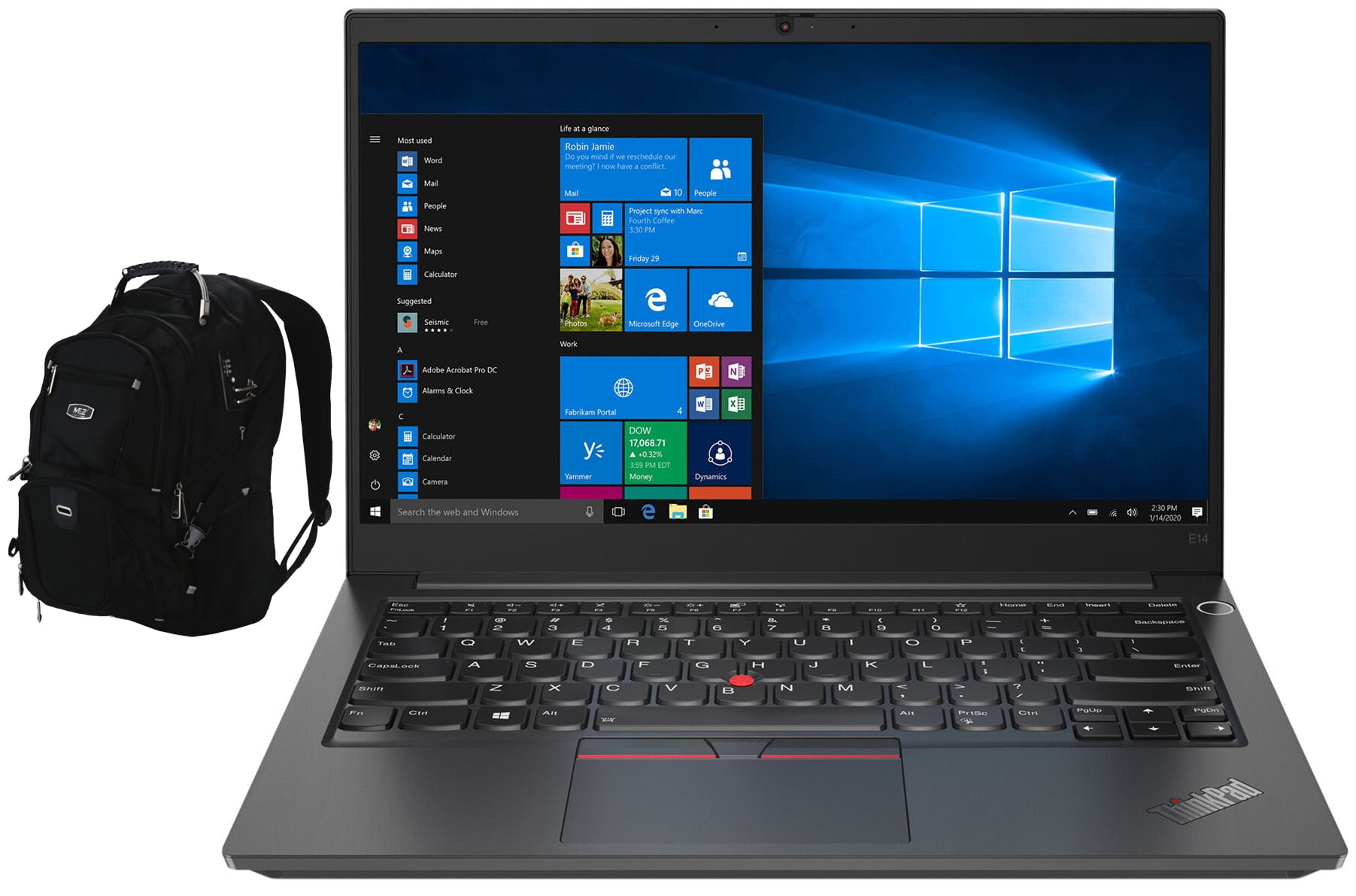 Lenovo ThinkPad E14 Gen 2 Home & Business Laptop (Intel i7-1165G7 4 ...