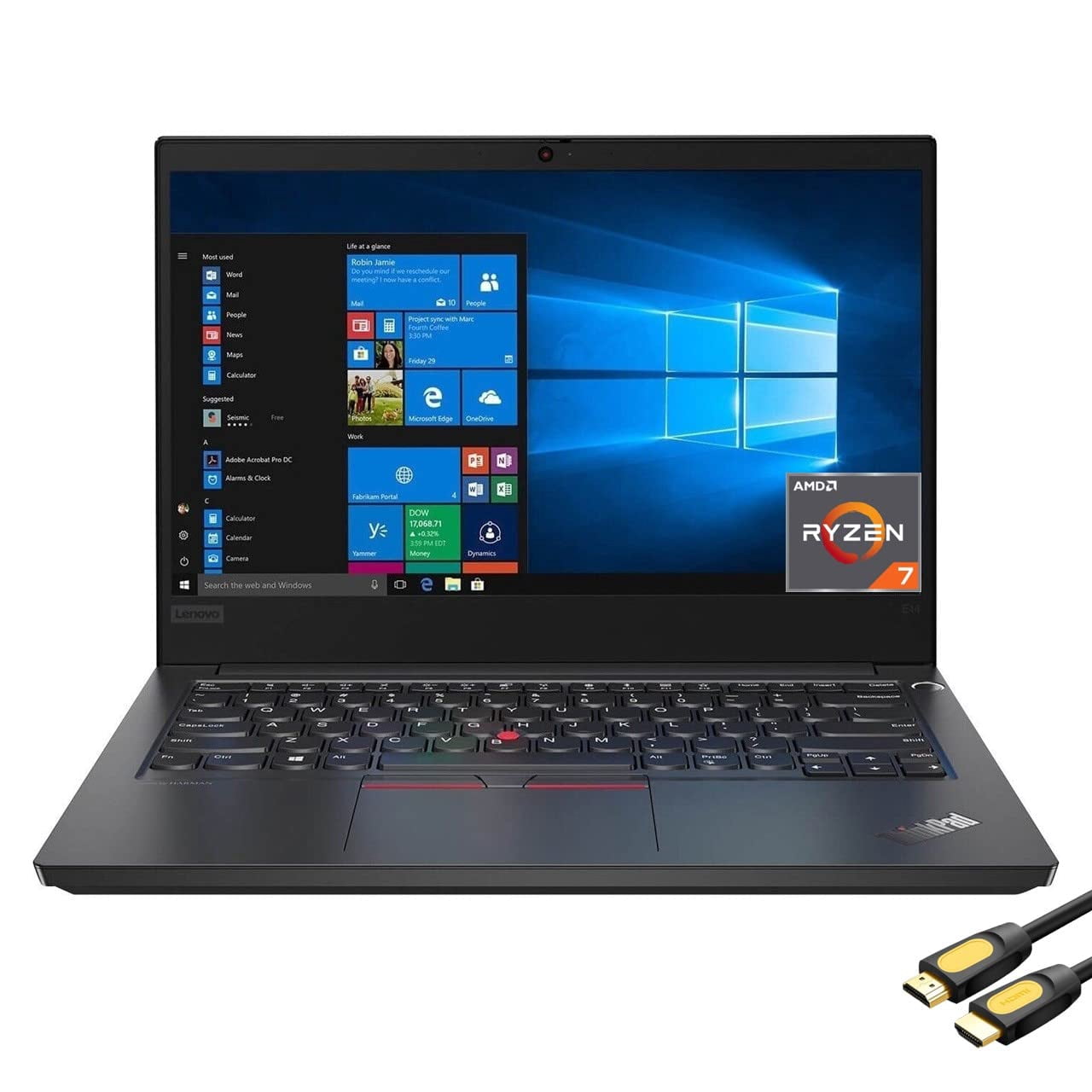 Lenovo ThinkPad E14 Gen 3 Notebook, 14" FHD IPS, AMD Ryzen 7 5700U Octa ...