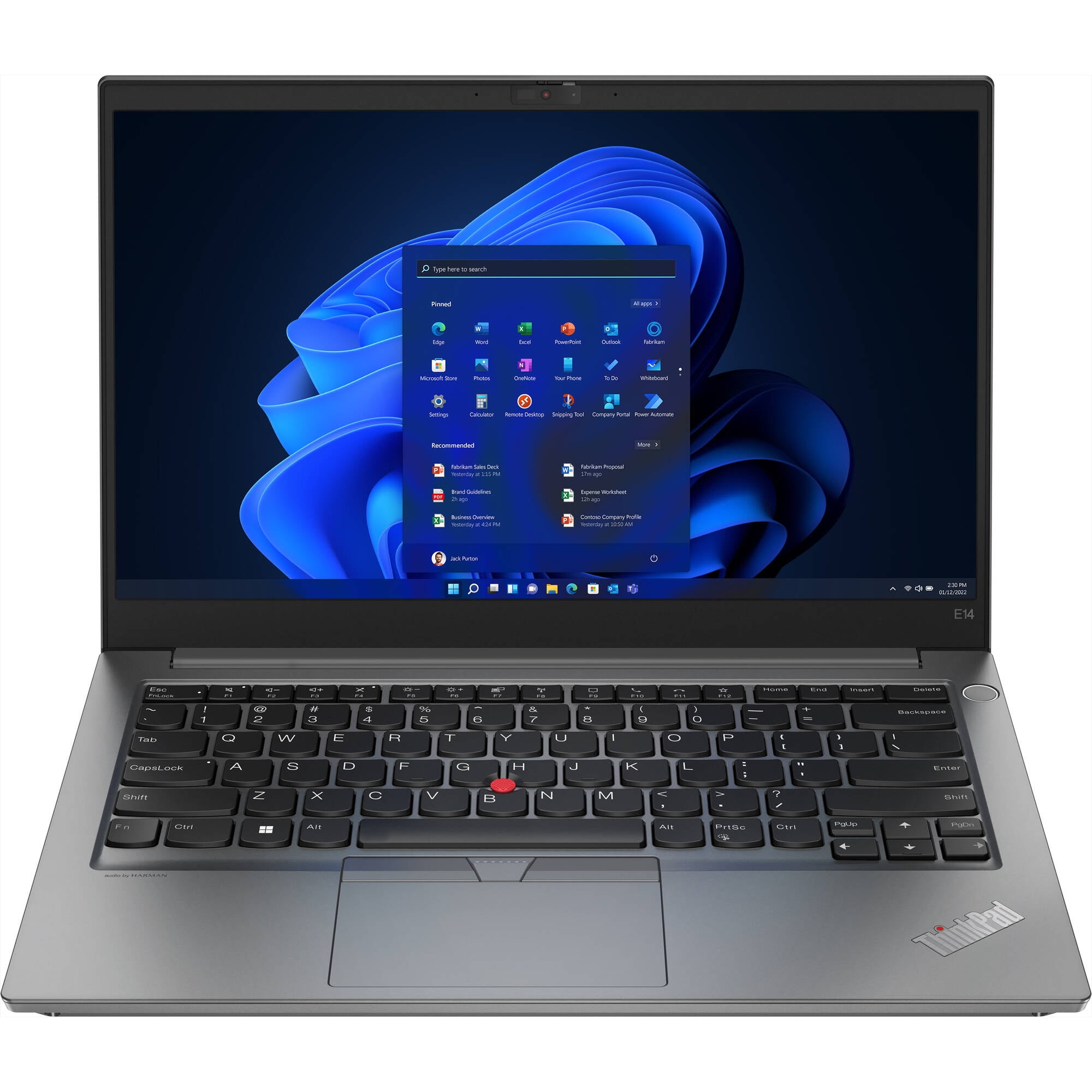 Lenovo ThinkPad E14 Gen 4 14.0in FHD IPS Business Laptop (AMD Ryzen 5 ...