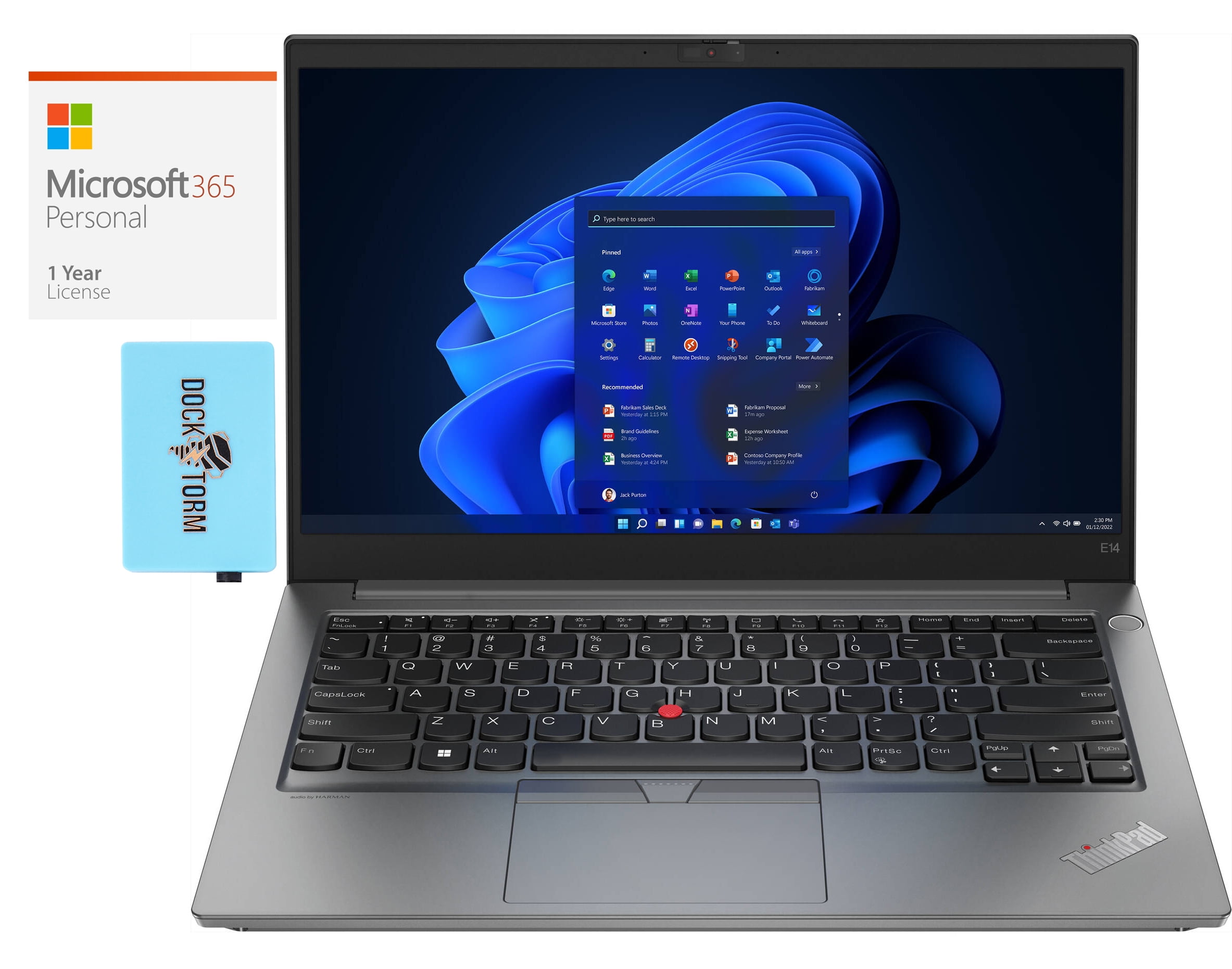 Lenovo ThinkPad E14 Gen 4 Home/Business Laptop (AMD Ryzen 5 5625U 6 ...