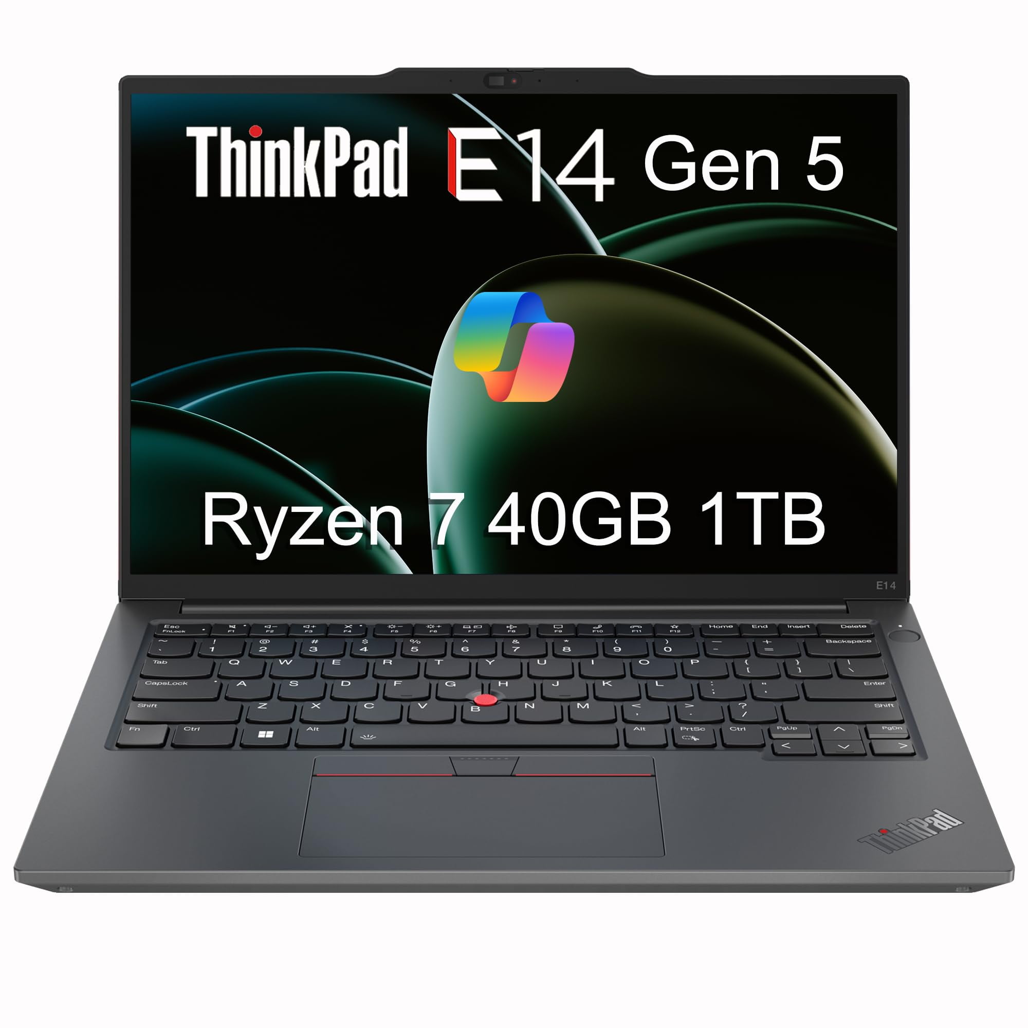 Lenovo ThinkPad E14 Gen 5 Business Laptop (14" FHD+ Anti-glare, AMD ...