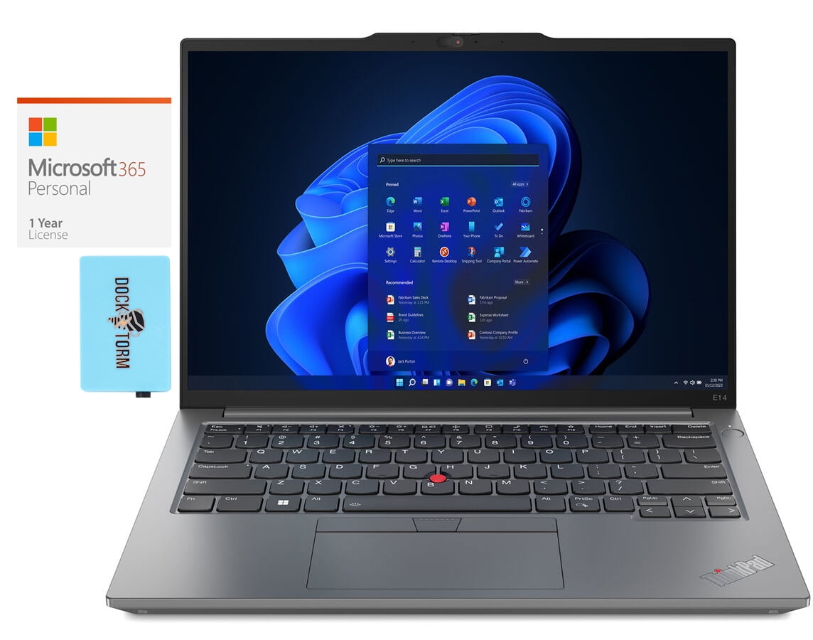 Lenovo ThinkPad E14 Gen 5 Home/Business Laptop (Intel i5-1335U 10-Core ...