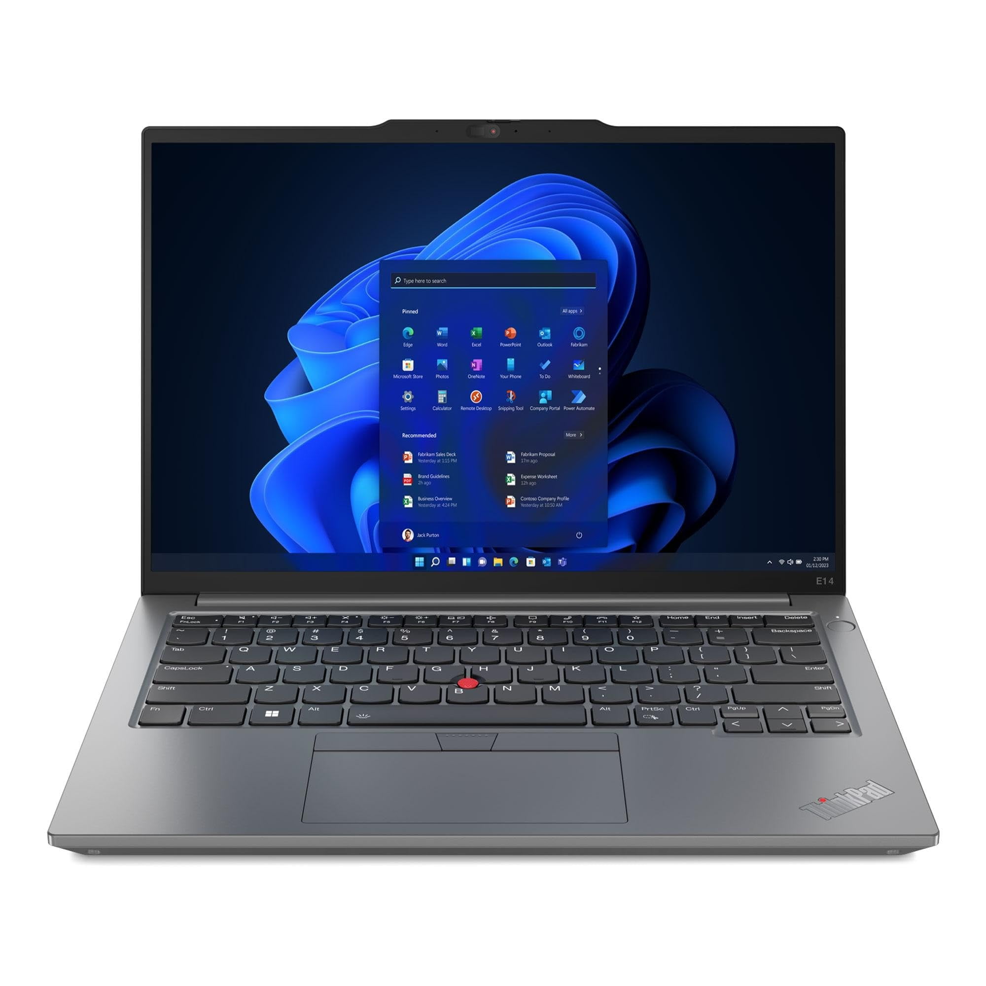 Lenovo ThinkPad E14 Gen 5 Laptop, Intel 10-Core i7-1355U, 14" WUXGA IPS Display, Intel Iris Xe ...