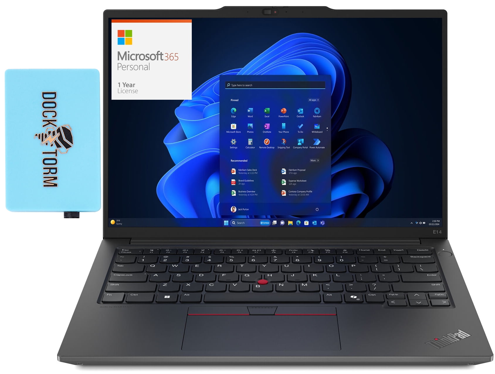 Lenovo ThinkPad E14 Gen 6 School/Business Laptop (Intel Ultra 5-125U 12 ...