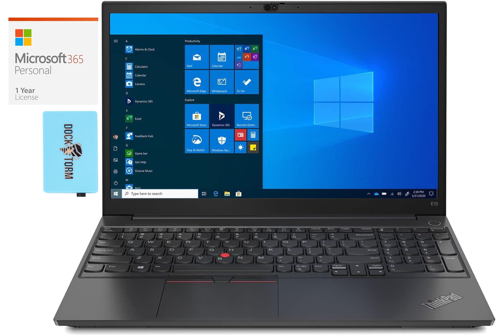 Lenovo ThinkPad E15 Gen 3 Home/Business Laptop (AMD Ryzen 5 5500U 6 ...