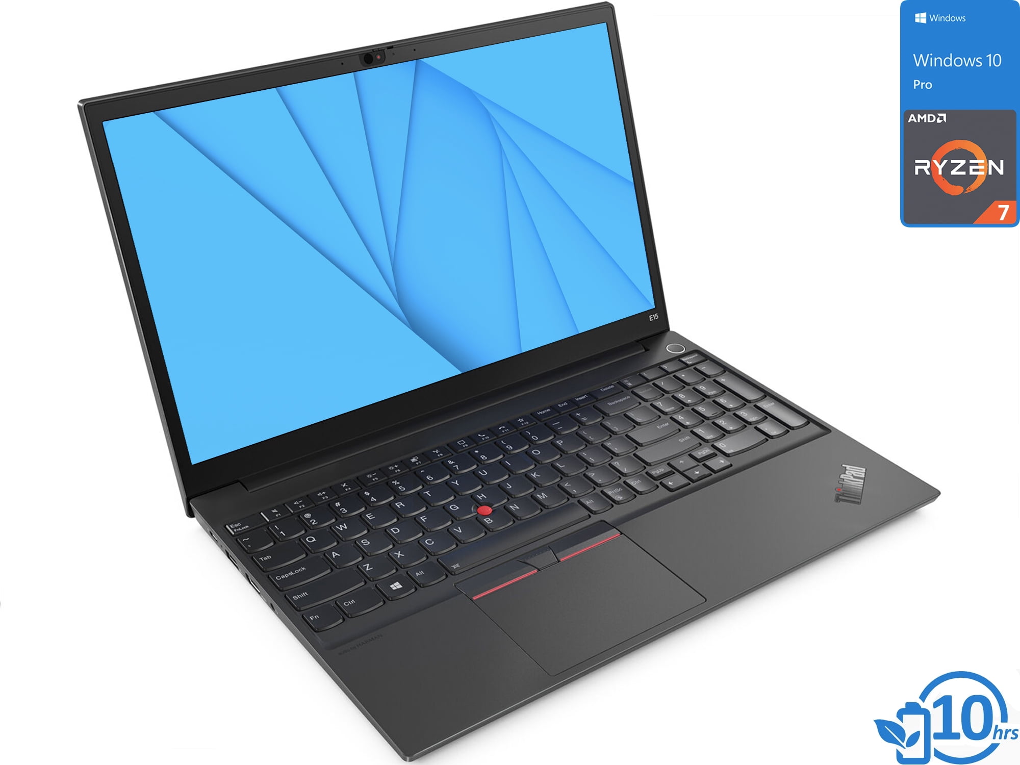 Lenovo ThinkPad E15 Gen 3 Laptop, 15.6" IPS FHD Display, AMD Ryzen 7 ...
