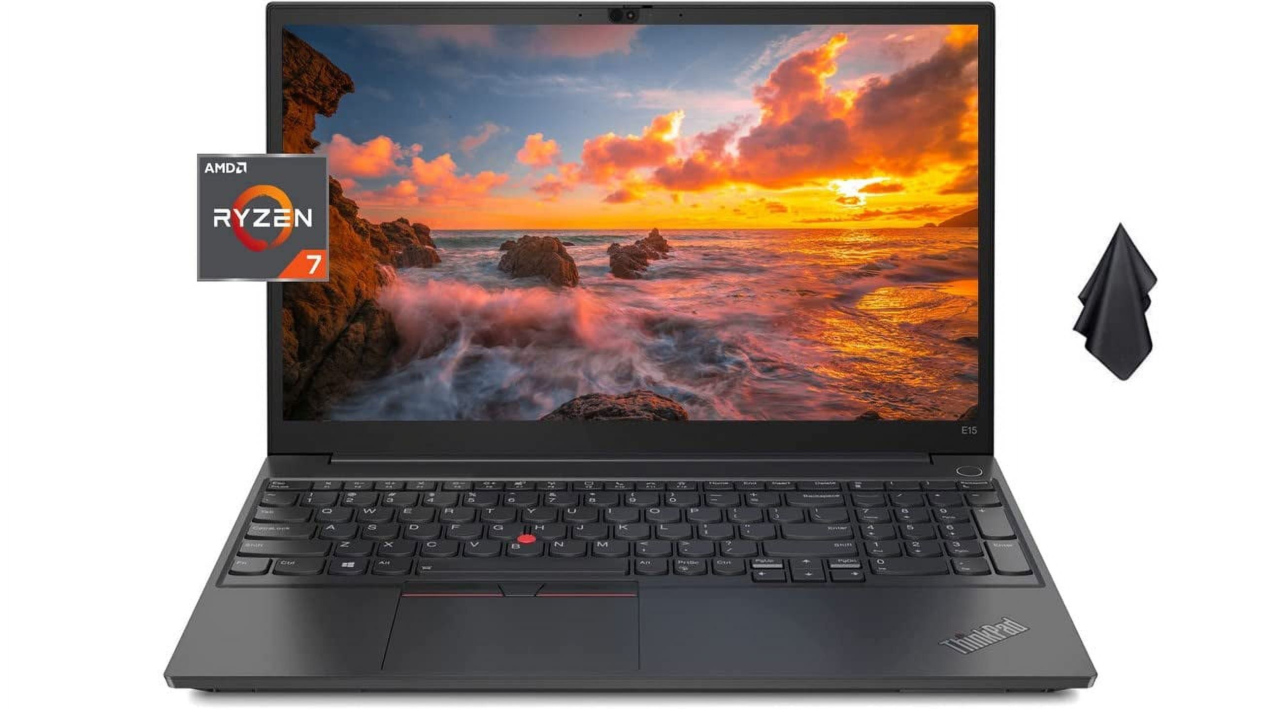 Lenovo ThinkPad E15 Gen 4 Business Laptop, 15.6" FHD IPS Display, AMD ...