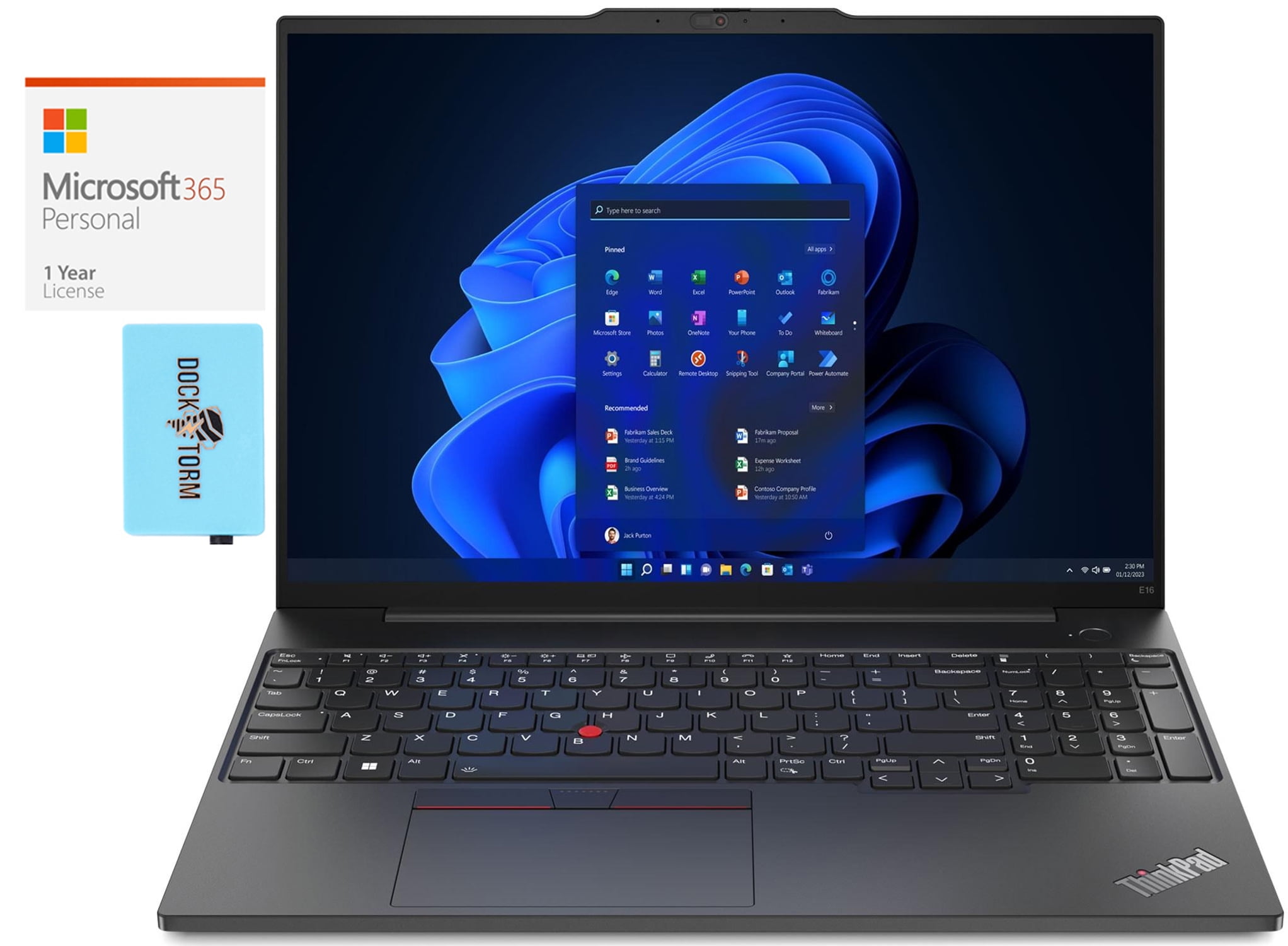 Lenovo ThinkPad E16 Gen 1 Home/Business Laptop (Intel i5-1335U 10-Core ...