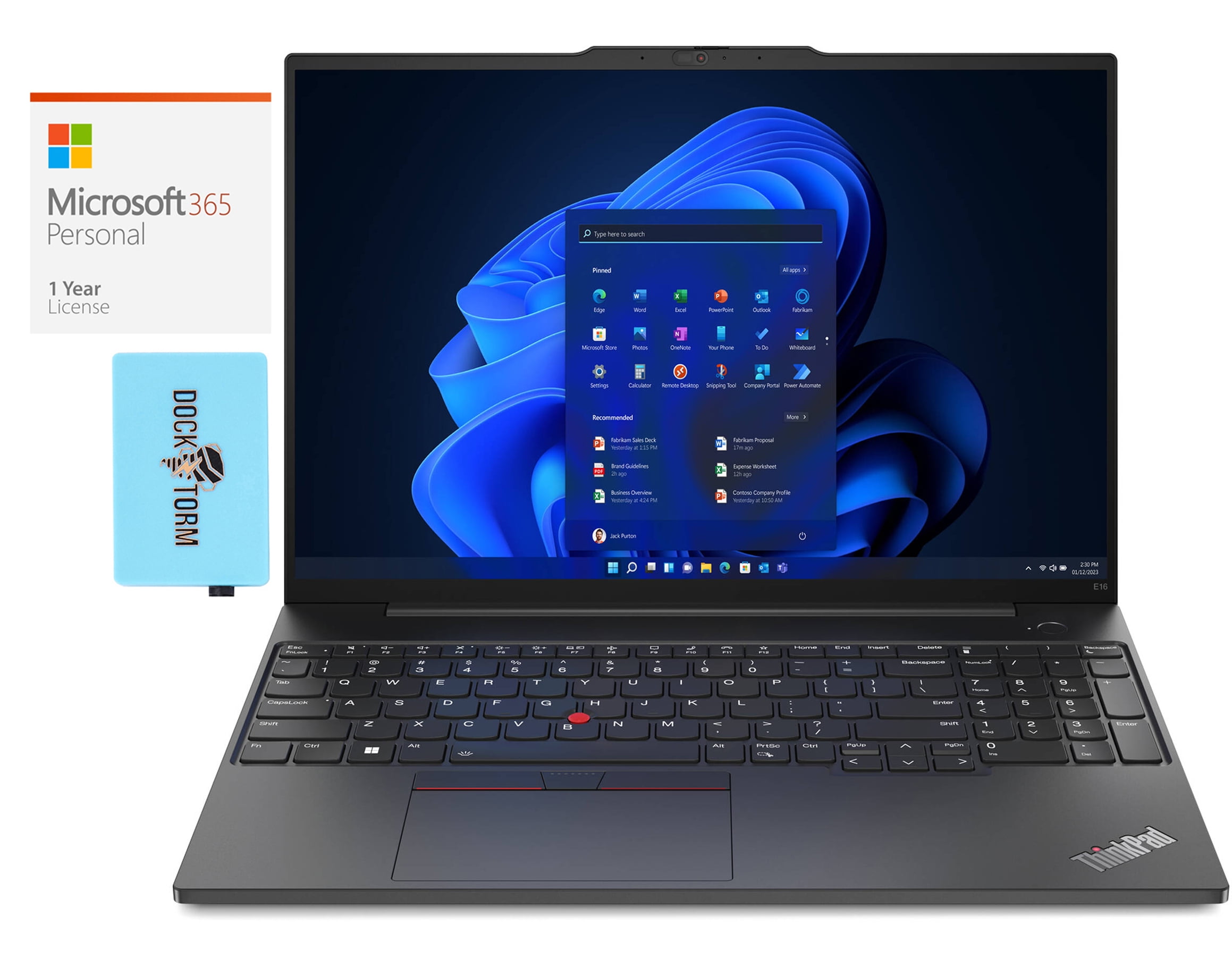 Lenovo ThinkPad E16 Gen 1 Home/Business Laptop (Intel i5-1335U 10-Core ...