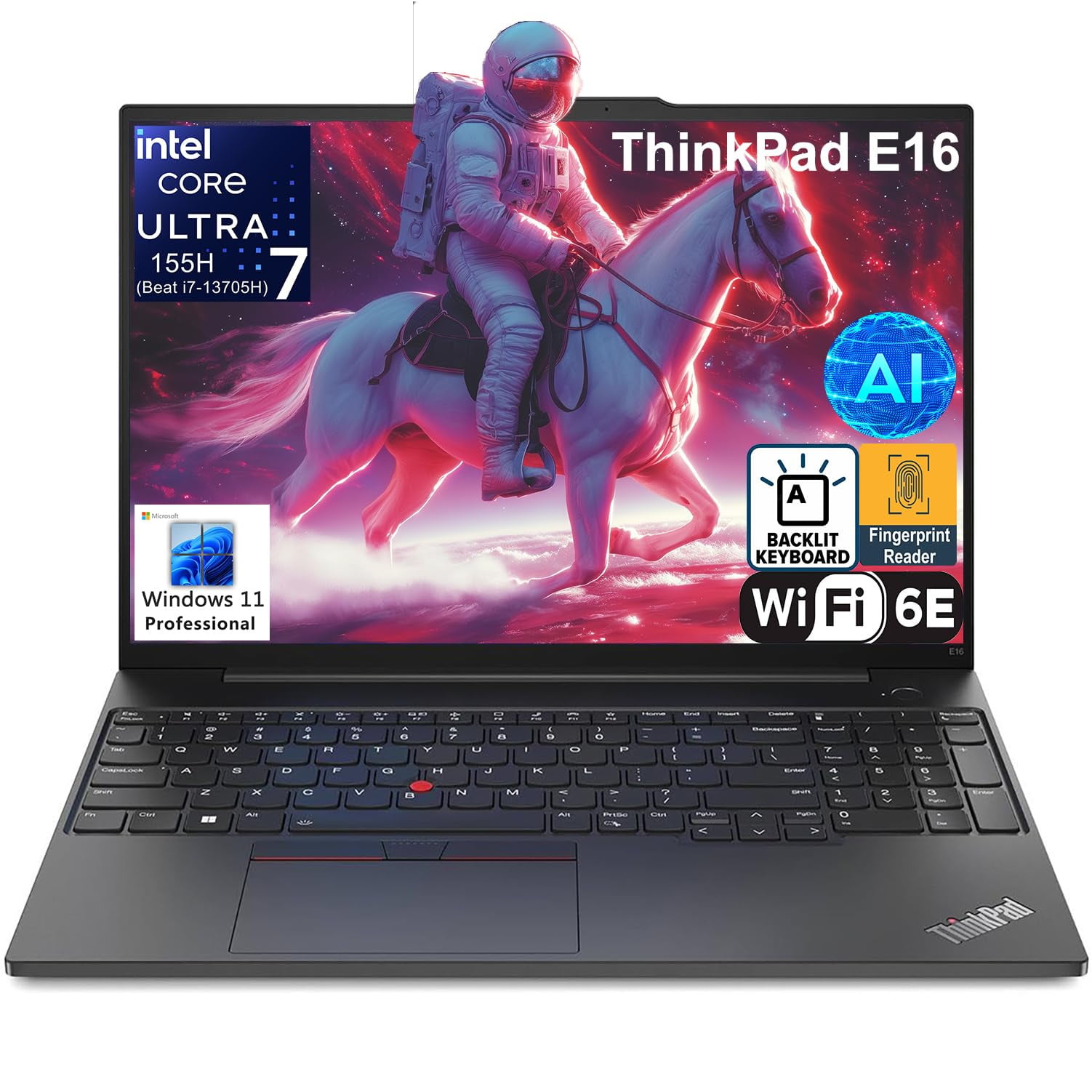 Lenovo ThinkPad E16 Gen 2 16" FHD+ Business AI Laptop Computer, Intel ...