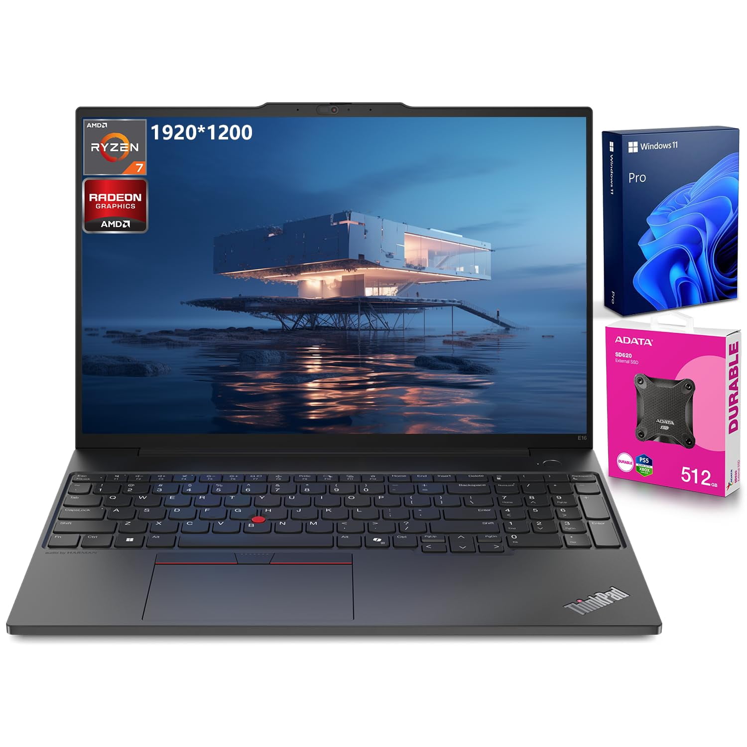 Lenovo ThinkPad E16 Gen 2 Laptop | 16" WUXGA | AMD Ryzen 7 7735U | 32GB ...