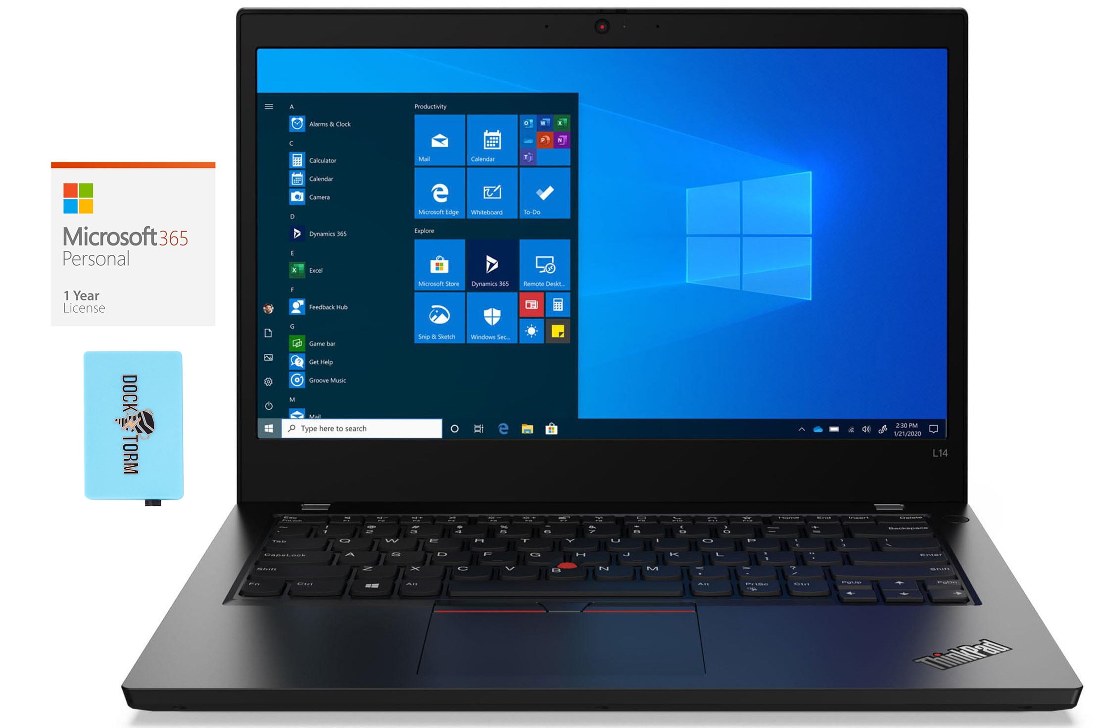 Lenovo ThinkPad L14 Gen 2 Home & Business Laptop (Intel i5-1135G7 4 ...