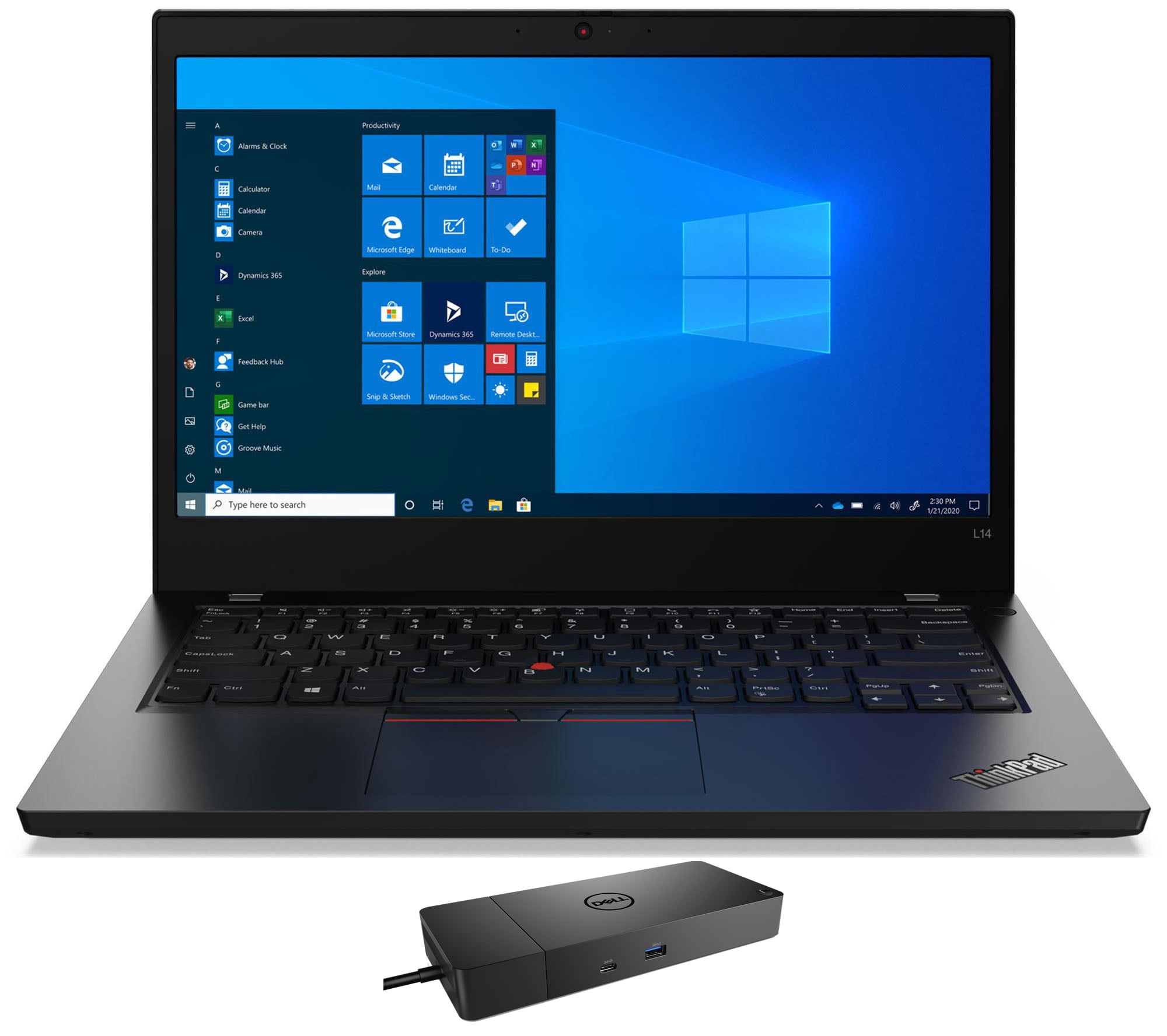 Lenovo ThinkPad L14 Gen 2 Home/Business Laptop (Intel i5-1135G7 4-Core ...