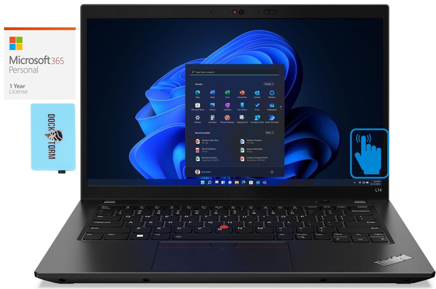 Lenovo ThinkPad L14 Gen 3 Home/Business Laptop (AMD Ryzen 5 PRO 5675U 6 ...