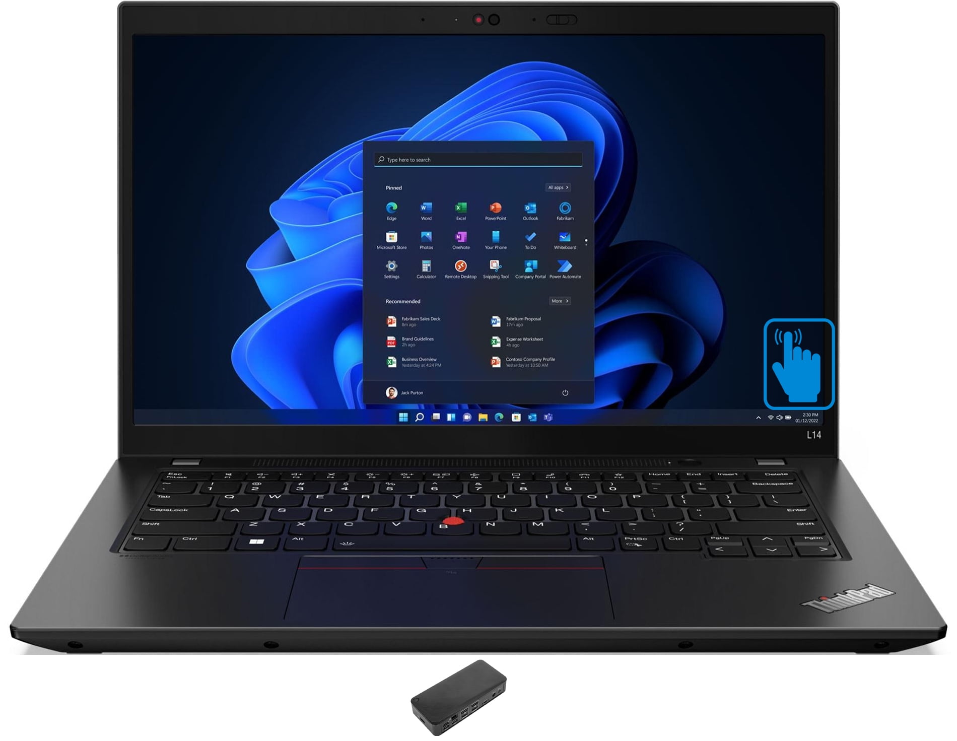 Lenovo ThinkPad L14 Gen 3 Home/Business Laptop (Intel i5-1235U 10-Core ...
