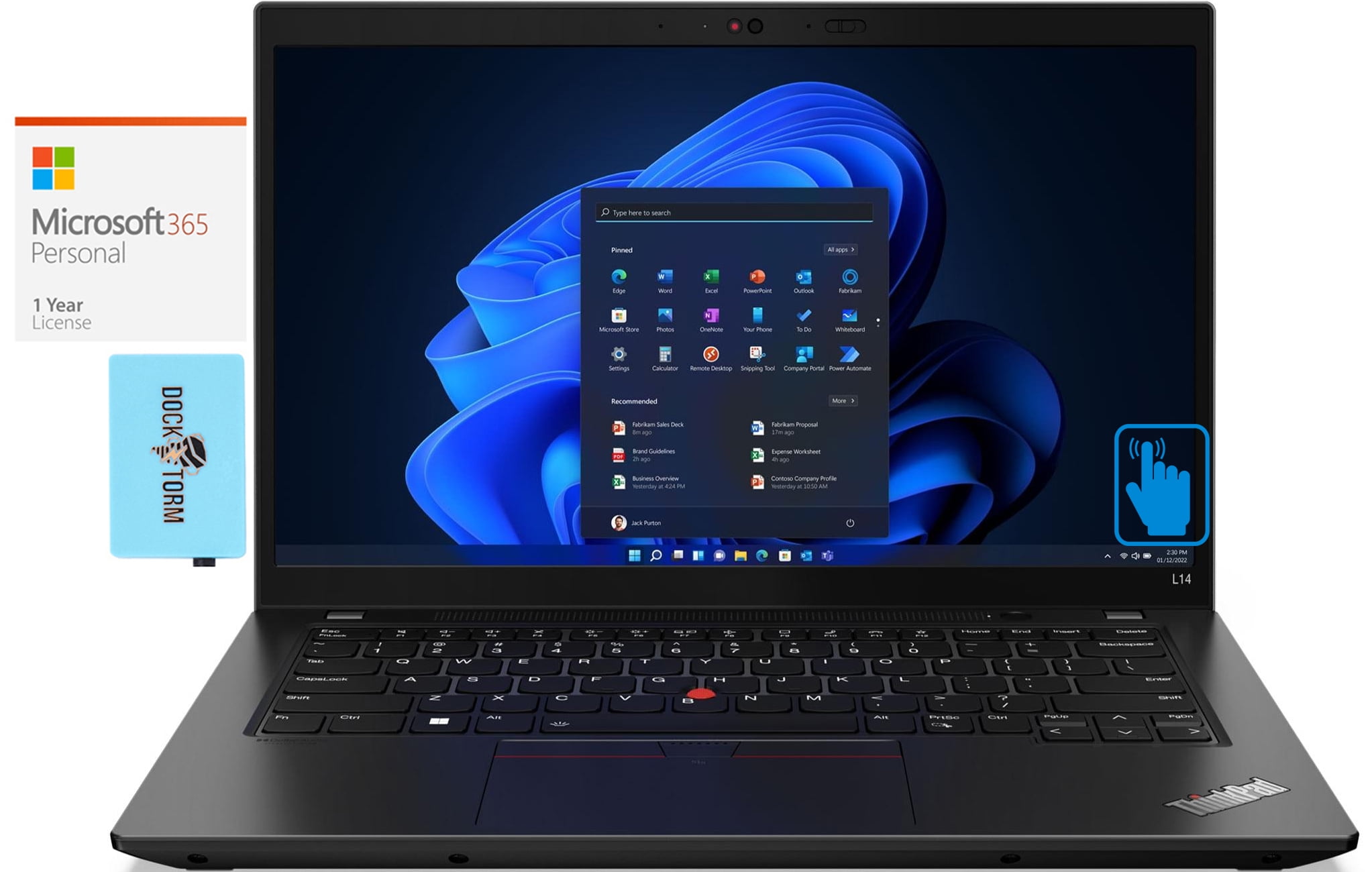 Lenovo ThinkPad L14 Gen 3 Home/Business Laptop (Intel i5-1235U 10-Core ...
