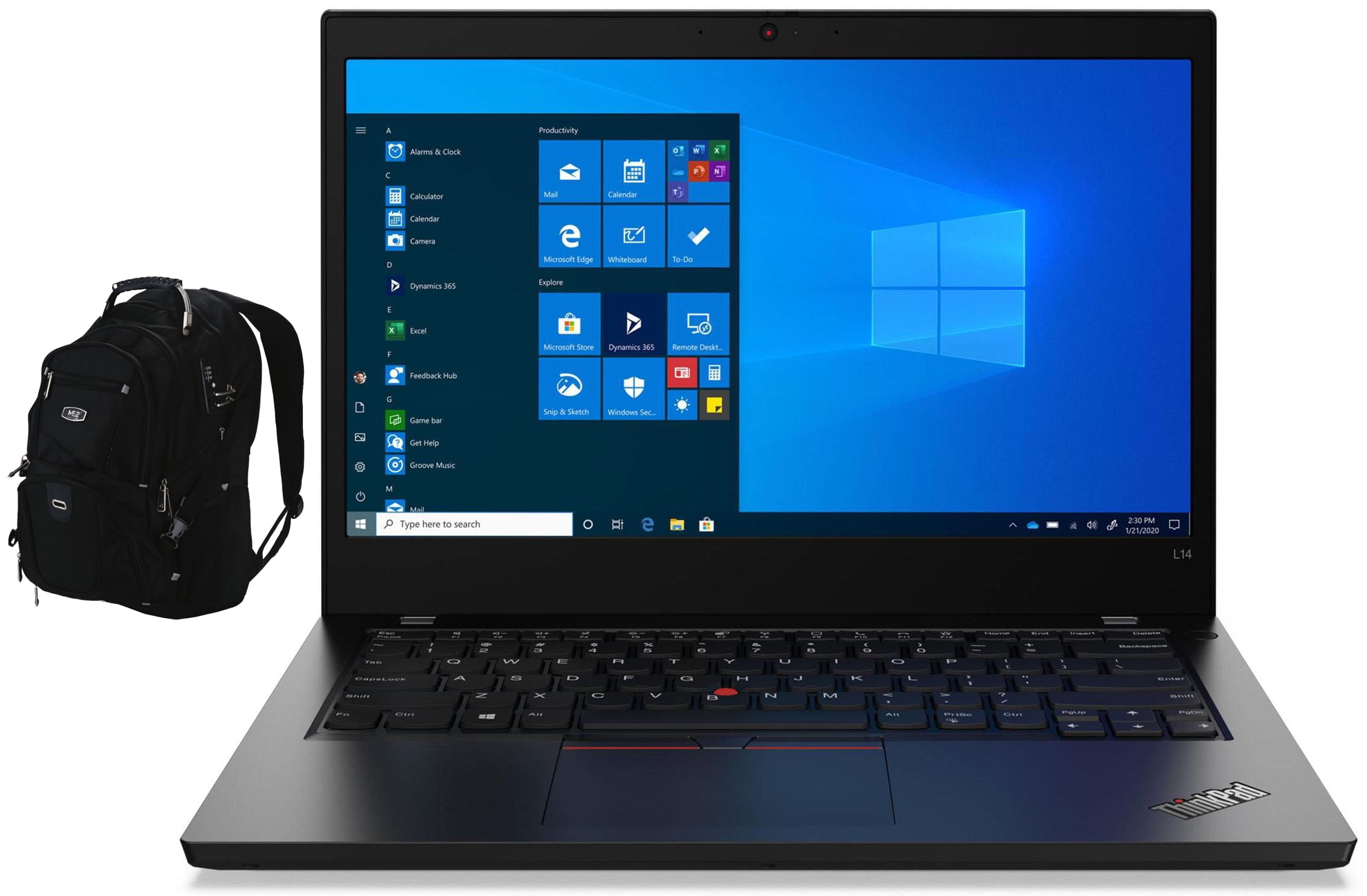 Lenovo ThinkPad L14 Home/Business Laptop (AMD Ryzen 3 Pro 4450U 4-Core ...