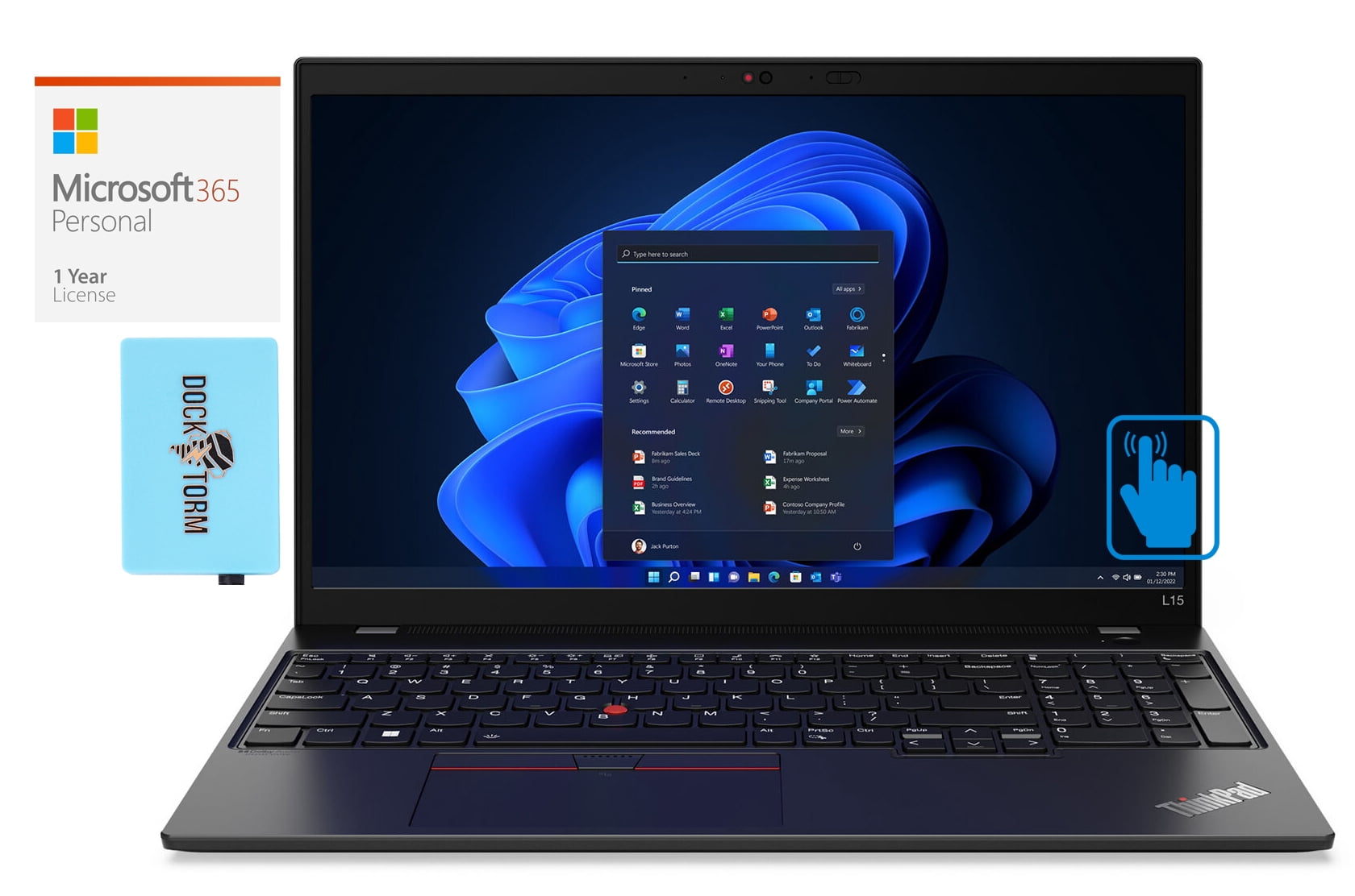 Lenovo ThinkPad L15 Gen 3 Home/Business Laptop (Intel i7-1255U 10-Core ...