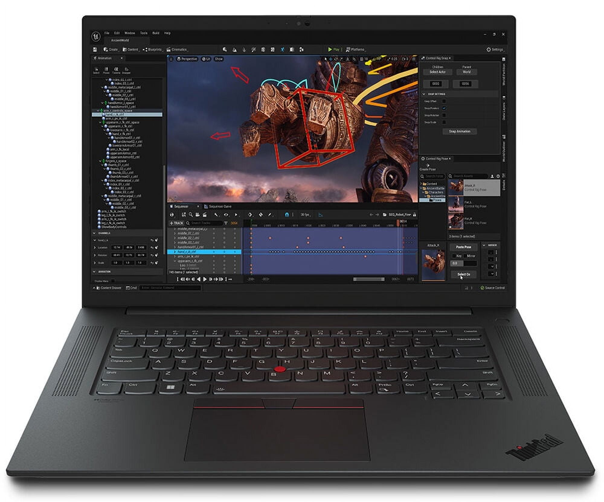 Lenovo ThinkPad P1 Gen 6 Mobile Workstation 16.0" IPS WQXGA Display ...