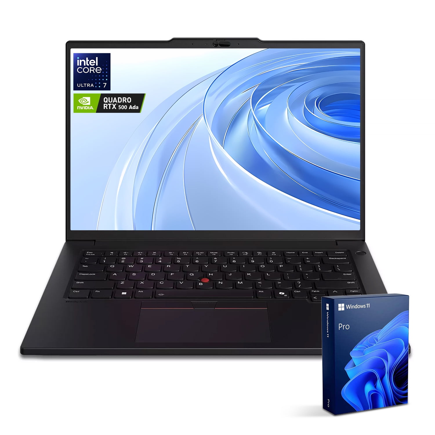 Lenovo ThinkPad P14s Business AI Laptop, 14.5" FHD+, Intel Core Ultra 7 ...