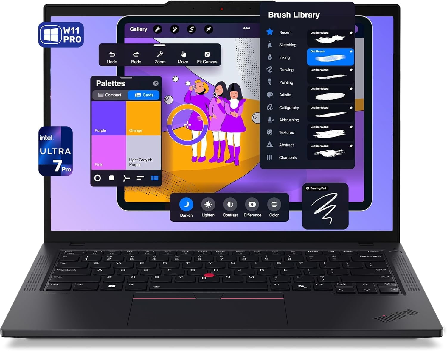 Lenovo ThinkPad P14s Gen 5 Mobile Workstation, AMD Ryzen 7 PRO 8840HS ...