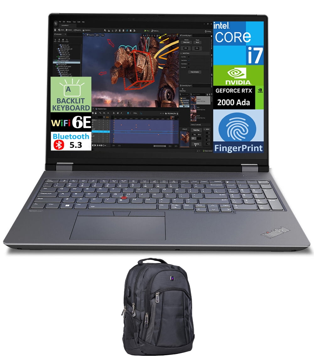 Lenovo ThinkPad P16 Gen 2 Workstation Laptop 16.0in IPS 4K Display ...