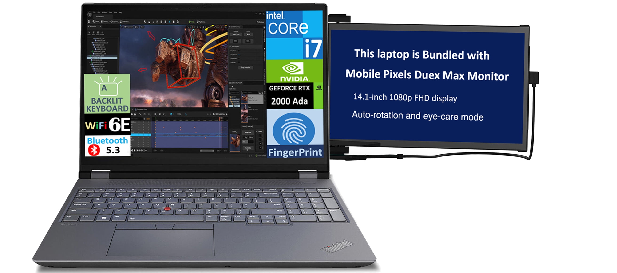 Lenovo ThinkPad P16 Gen 2 Workstation Laptop 16.0in IPS 4K Display ...