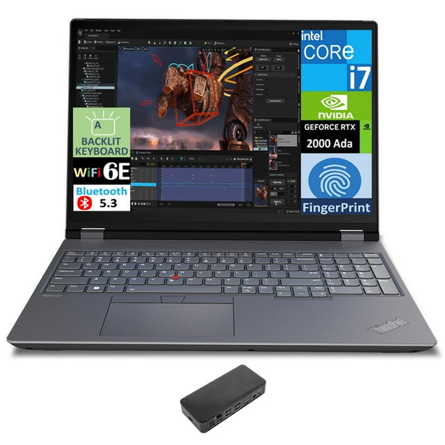 Lenovo ThinkPad P16 Gen 2 Workstation Laptop 16.0in IPS 4K Display ...