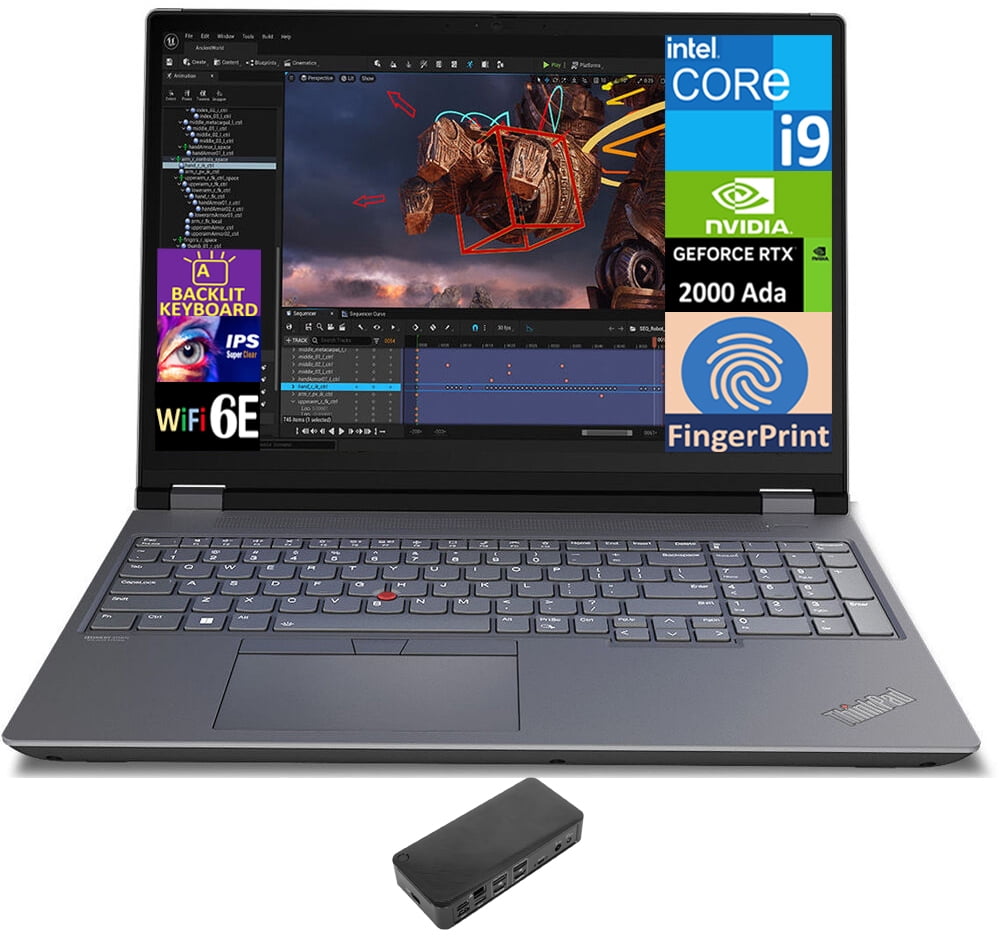 Lenovo ThinkPad P16 Gen 2 Workstation Laptop 16.0in IPS WUXGA Display ...