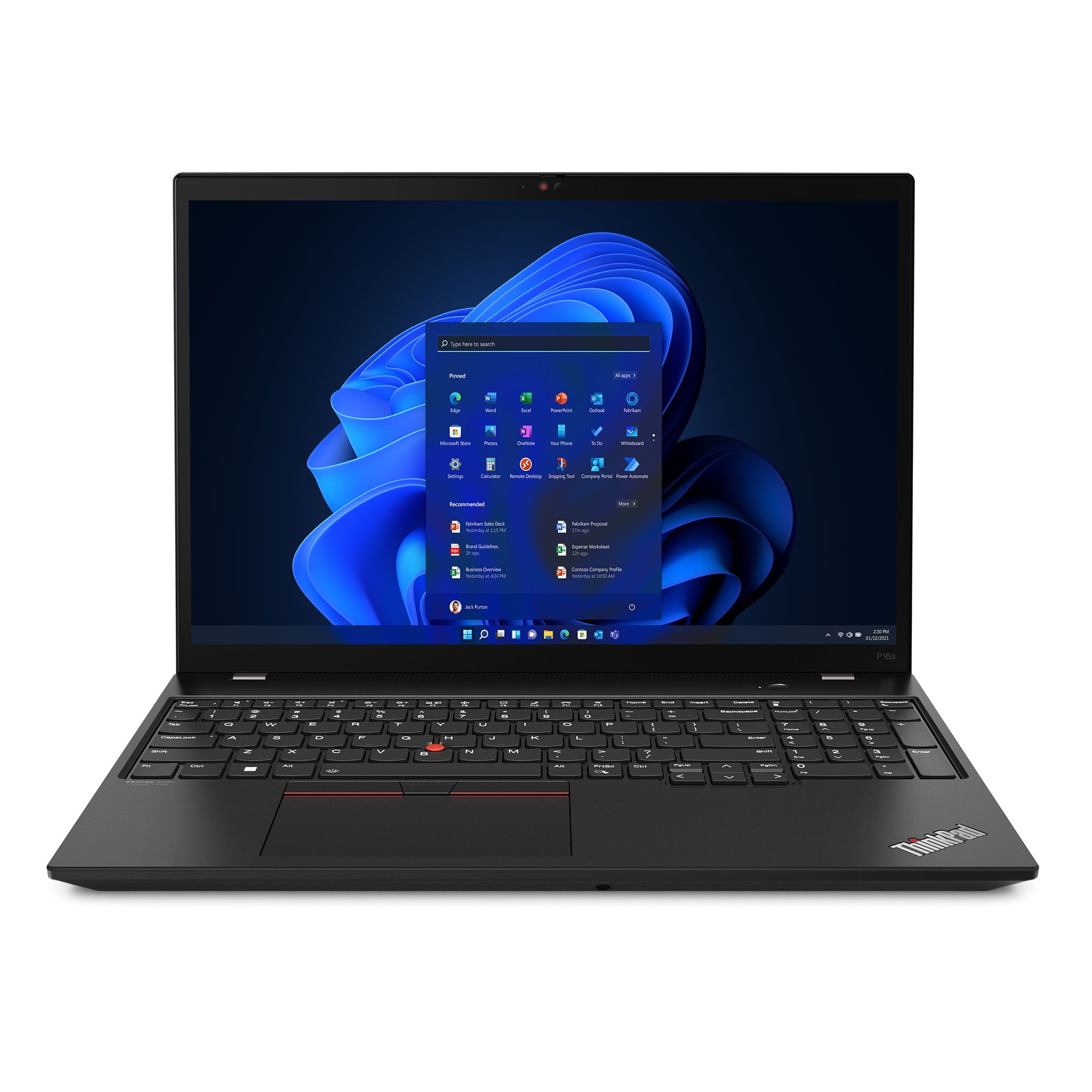 "Lenovo ThinkPad P16s Gen 2, 16"" IPS 60Hz, i7-1360P, RTX A500 Laptop ...