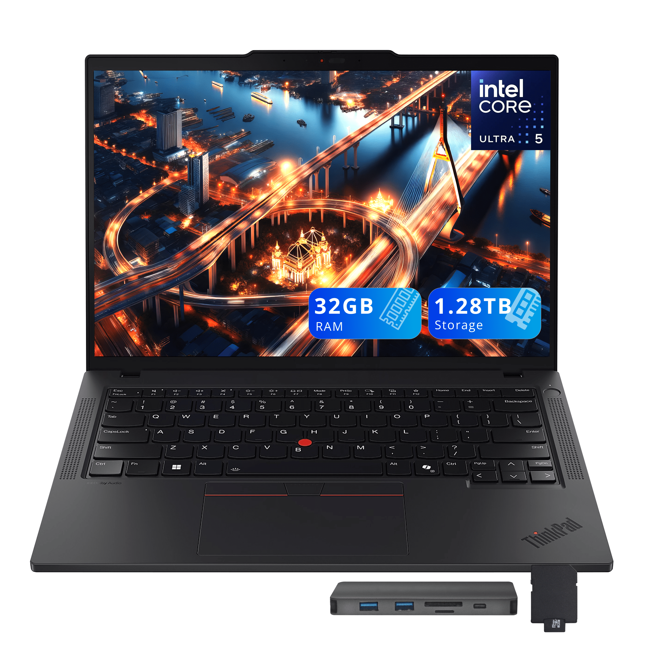 Lenovo ThinkPad T14 G5 14" WUXGA Business Laptop, Intel Ultra 5 125U ...
