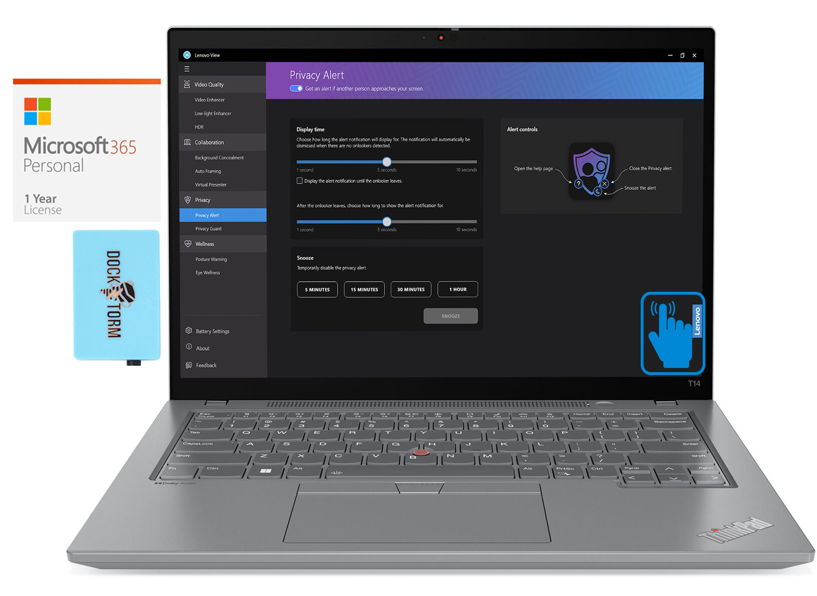 Lenovo ThinkPad T14 Gen 4 Home/Business Laptop (Intel i7-1355U 10-Core ...