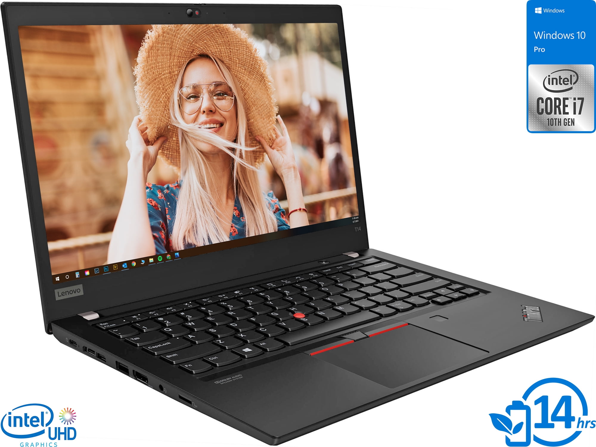 Lenovo ThinkPad T14 Notebook, 14" IPS FHD Display, Intel Core i5-10210U ...