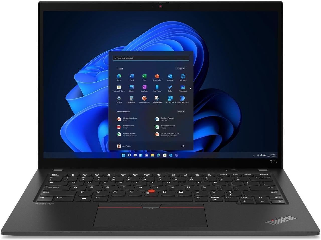 Lenovo ThinkPad T14s Gen 3 Laptop, AMD 8-Core Ryzen 7 PRO 6850U, 14 ...