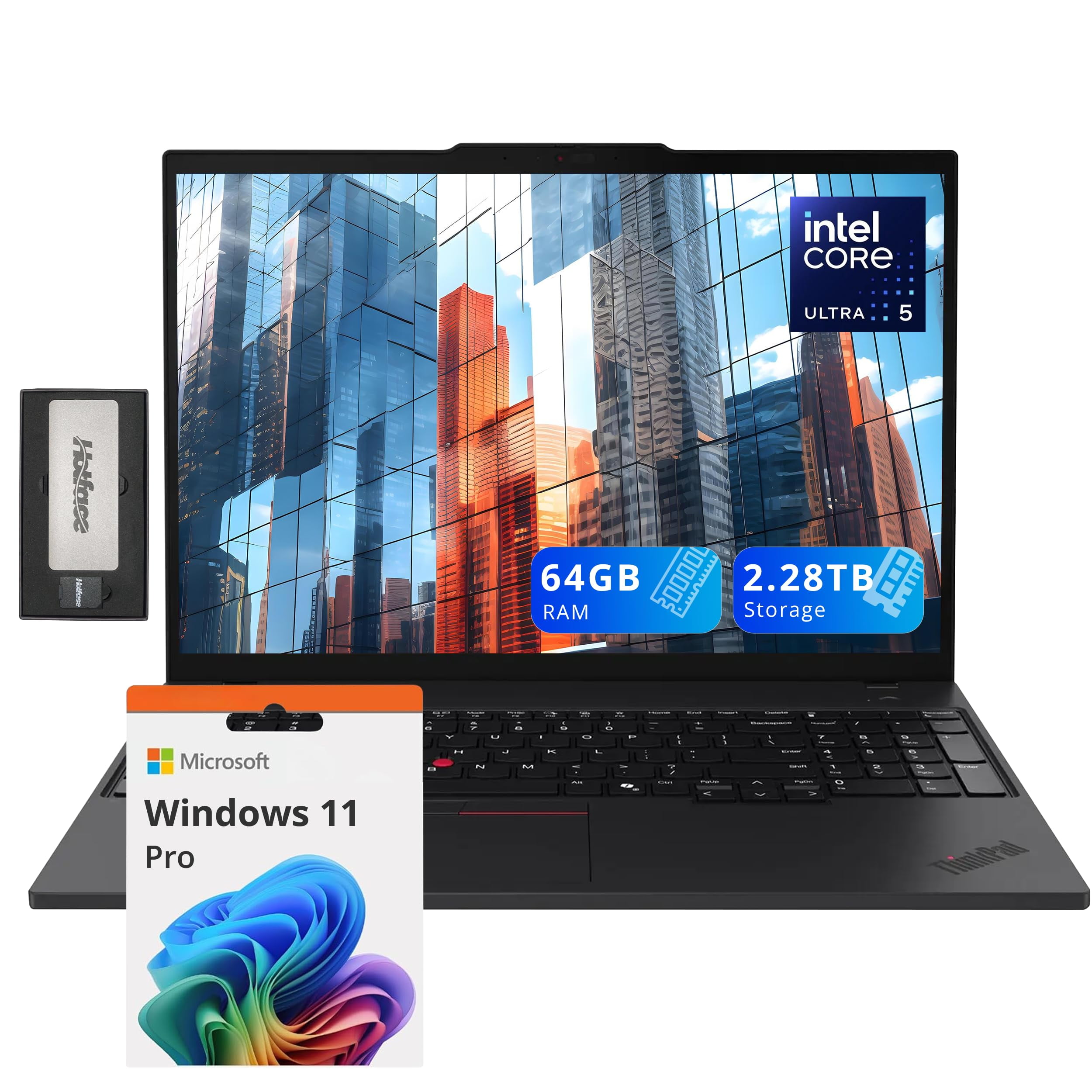 Lenovo ThinkPad T16 G3 16" WUXGA Laptop, Intel Ultra 5 125U, 64GB DDR5 ...