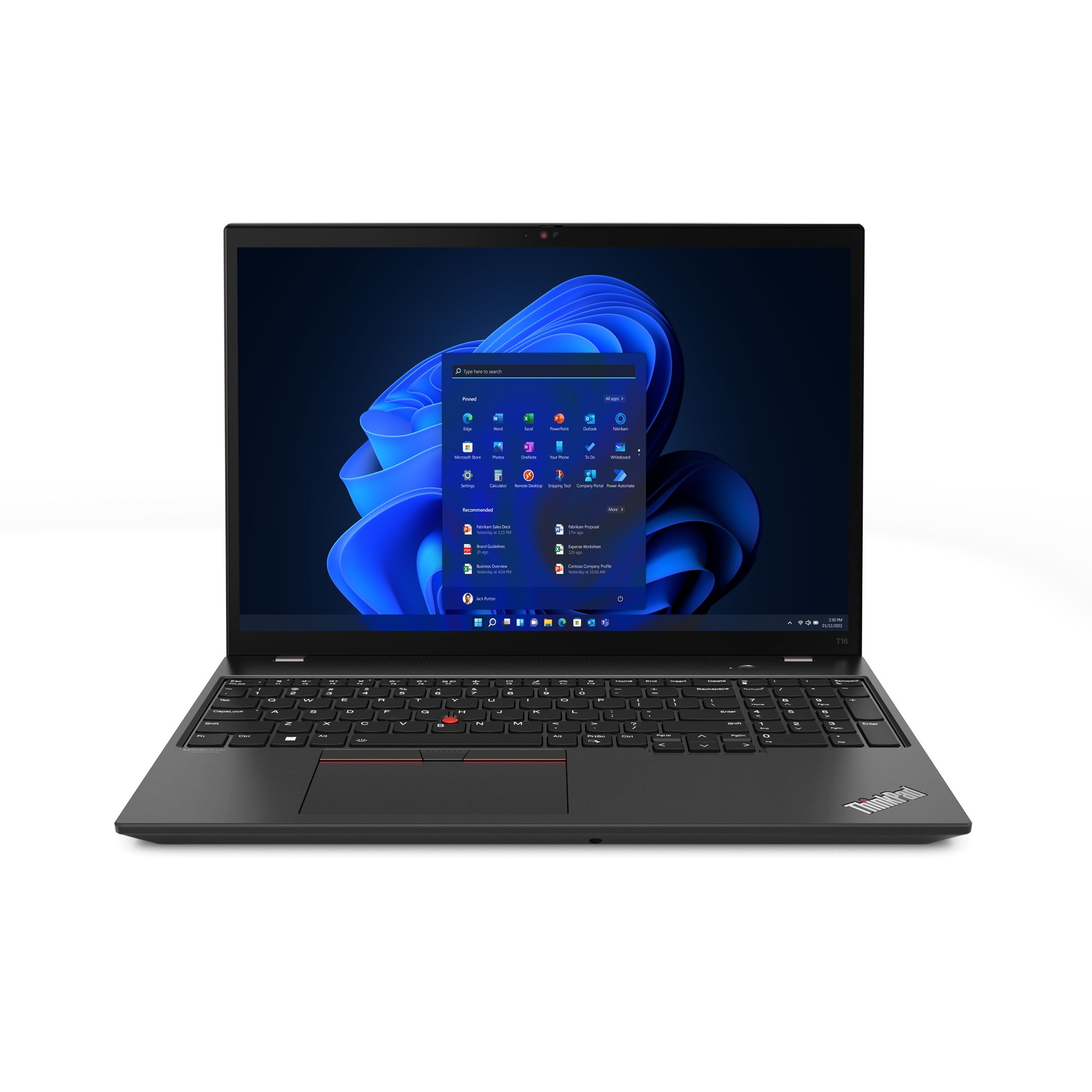 Lenovo Business SSD Notepad: ThinkPad T16, 16" IPS 60Hz Laptop, i7 ...