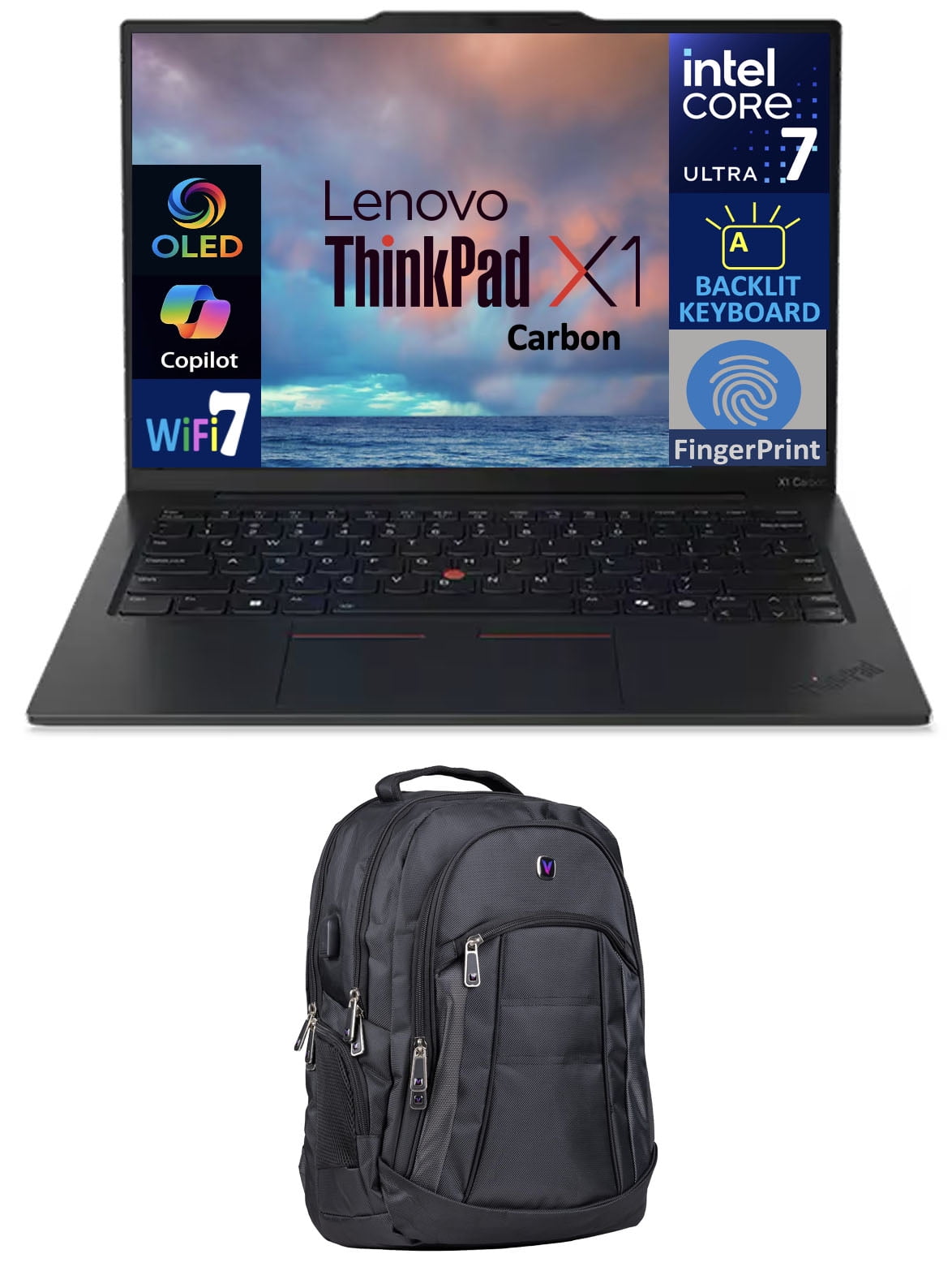 Lenovo ThinkPad X1 Carbon Gen 13 Business Laptop 14.0in OLED 2.8K ...