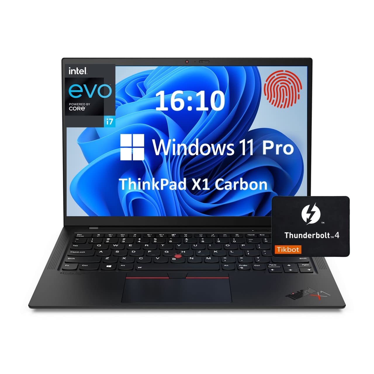 Lenovo ThinkPad X1 Carbon Gen 9 Laptop, 14.0" 1920 x 1200, Intel EVO ...