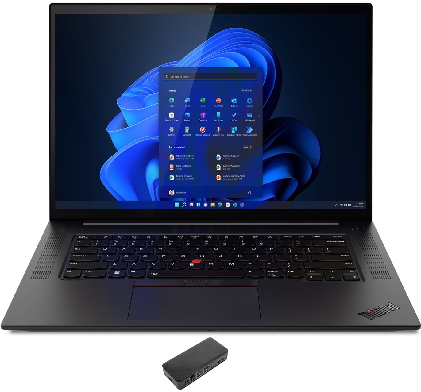 Lenovo ThinkPad X1 Extreme Gen 5 Home/Business Laptop (Intel i7-12700H ...
