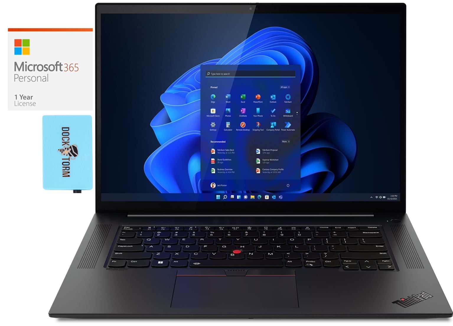 Lenovo ThinkPad X1 Extreme Gen 5 Home/Business Laptop (Intel i7-12700H ...