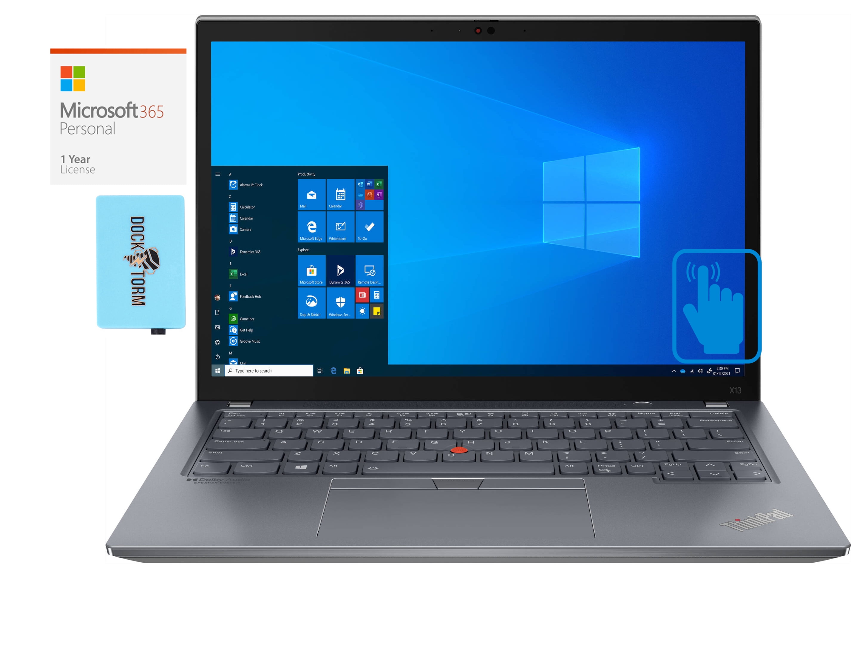 Lenovo ThinkPad X13 Gen 2 Home/Business Laptop (Intel i5-1135G7 4-Core ...