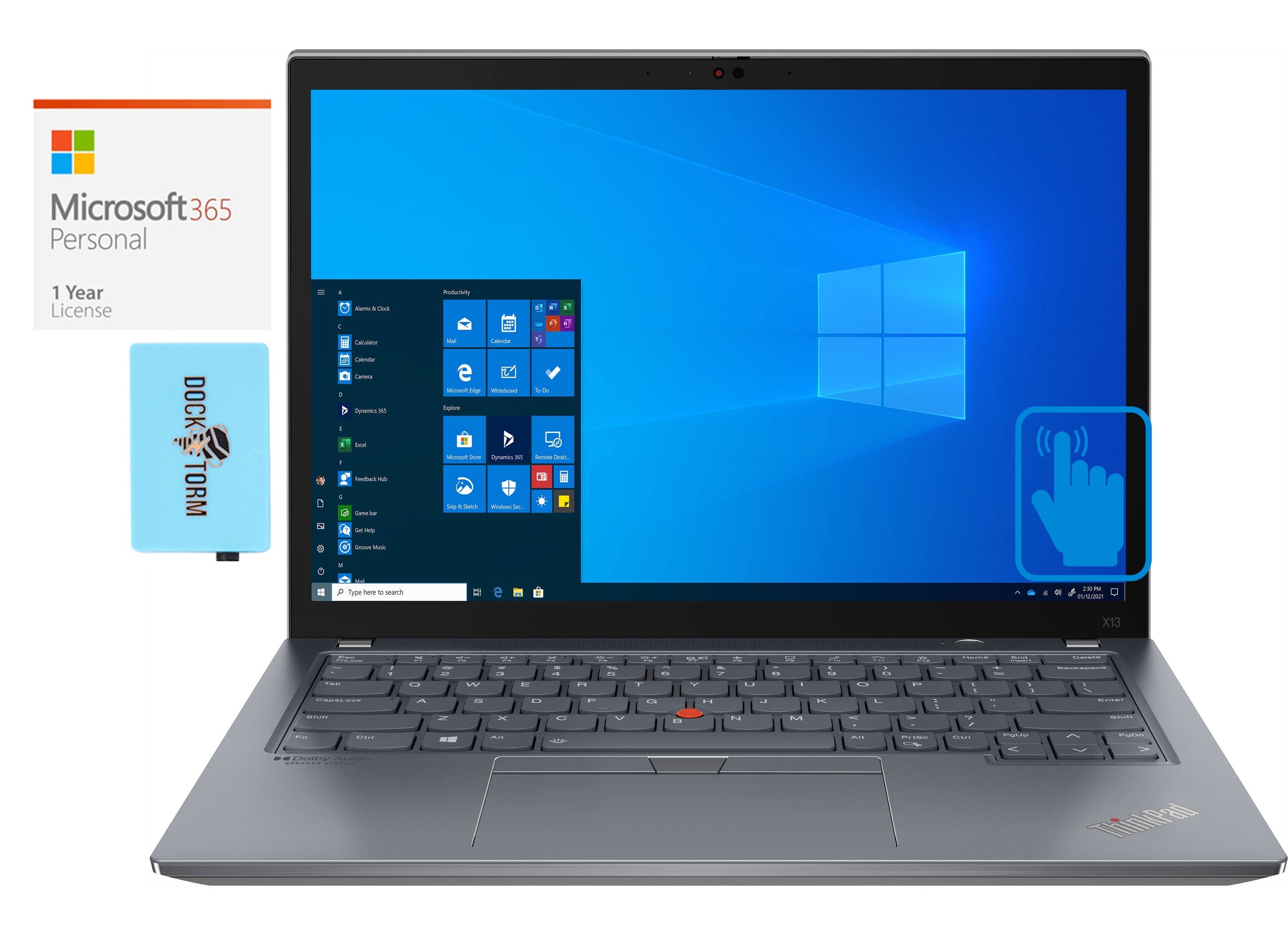 Lenovo ThinkPad X13 Gen 2 Home/Business Laptop (Intel i7-1185G7 4-Core ...