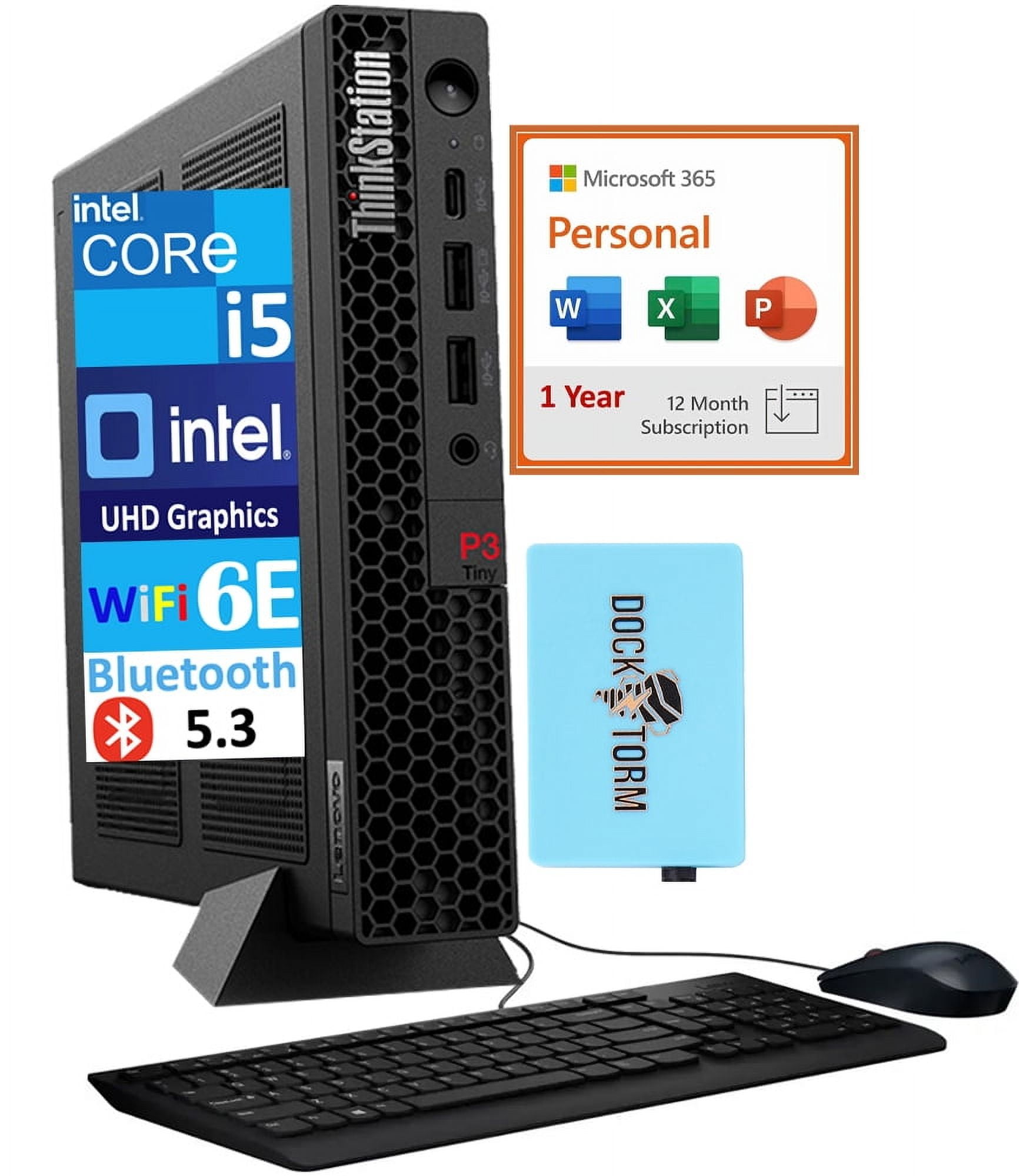 Lenovo ThinkStation P3 Tiny Workstation Mini Desktop (Intel i5-13500 ...
