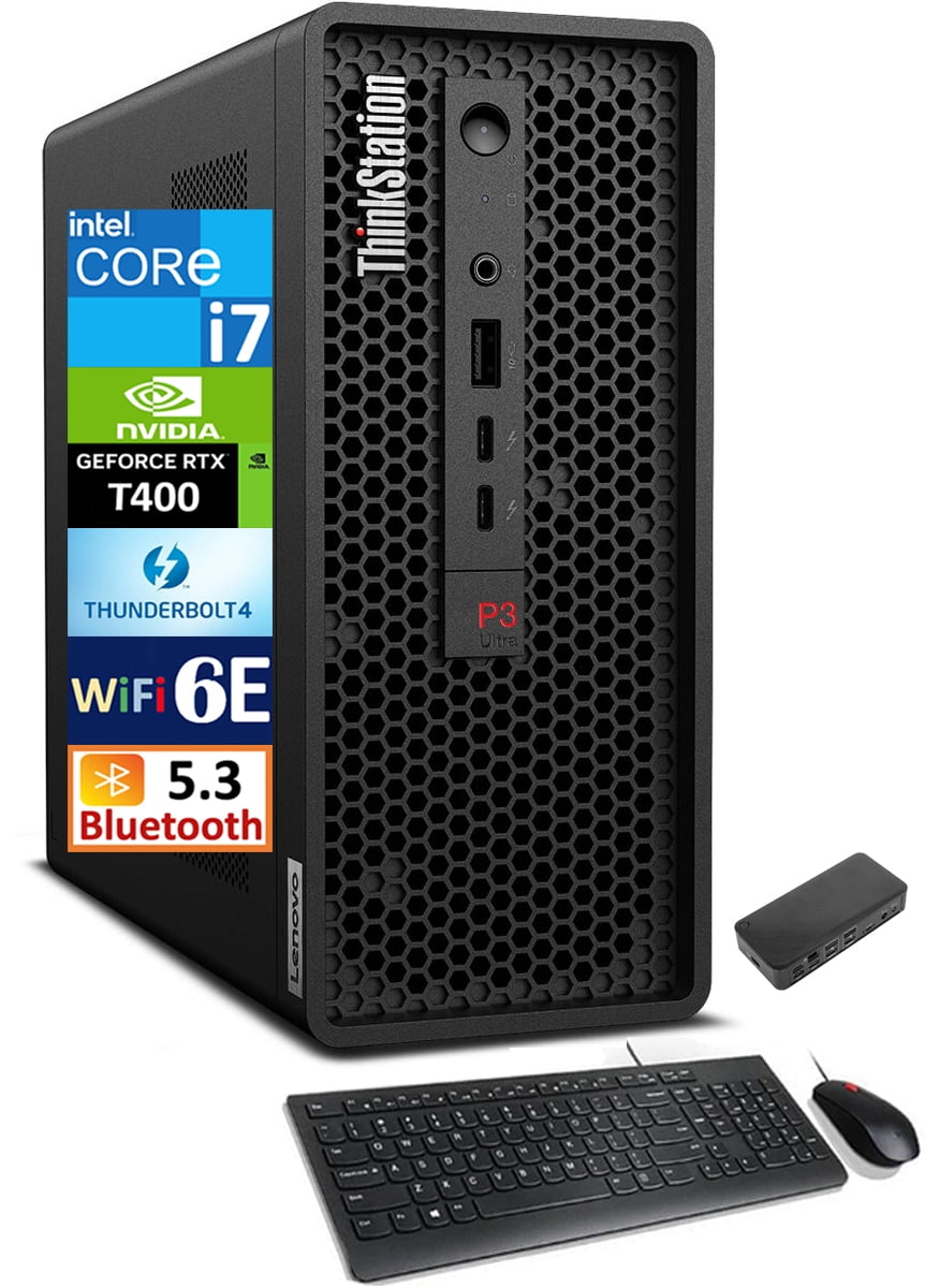 Lenovo ThinkStation P3 Ultra Small Form Factor Workstation Mini Desktop ...