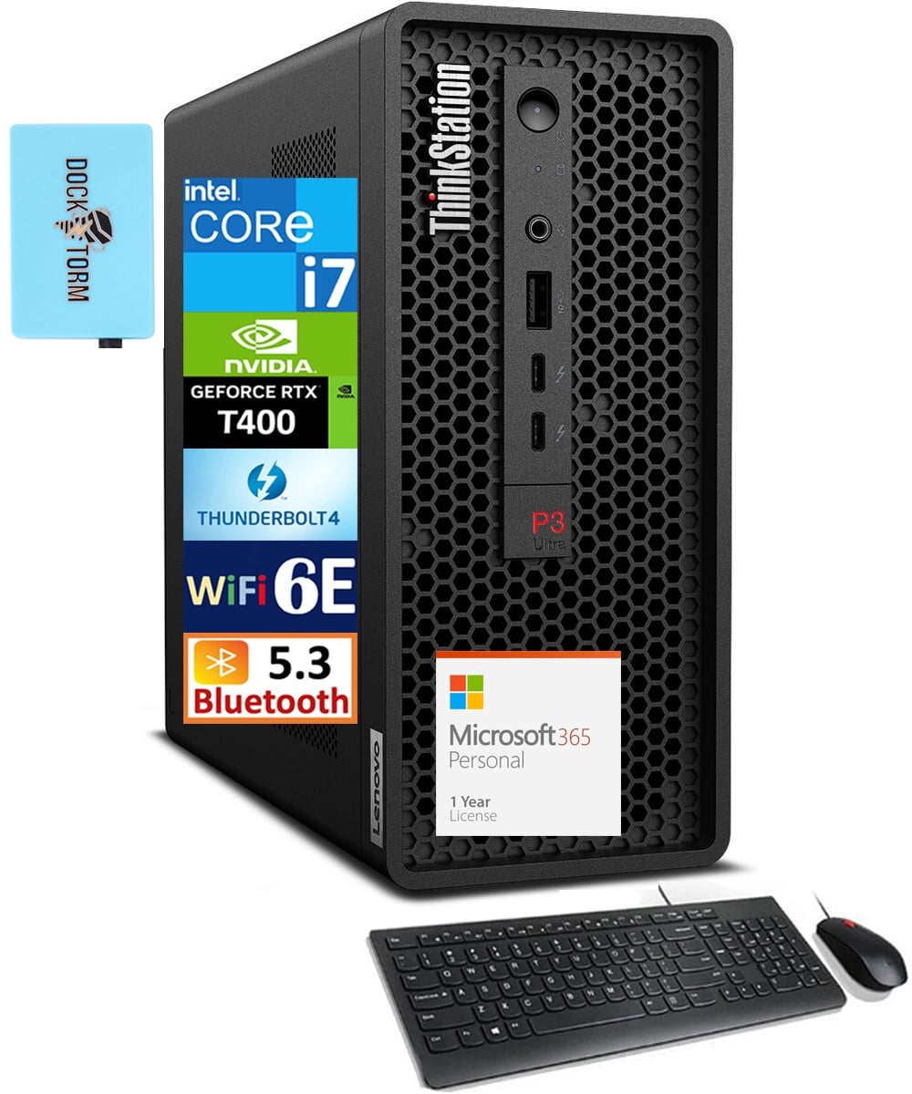 Lenovo ThinkStation P3 Ultra Small Form Factor Workstation Mini Desktop ...