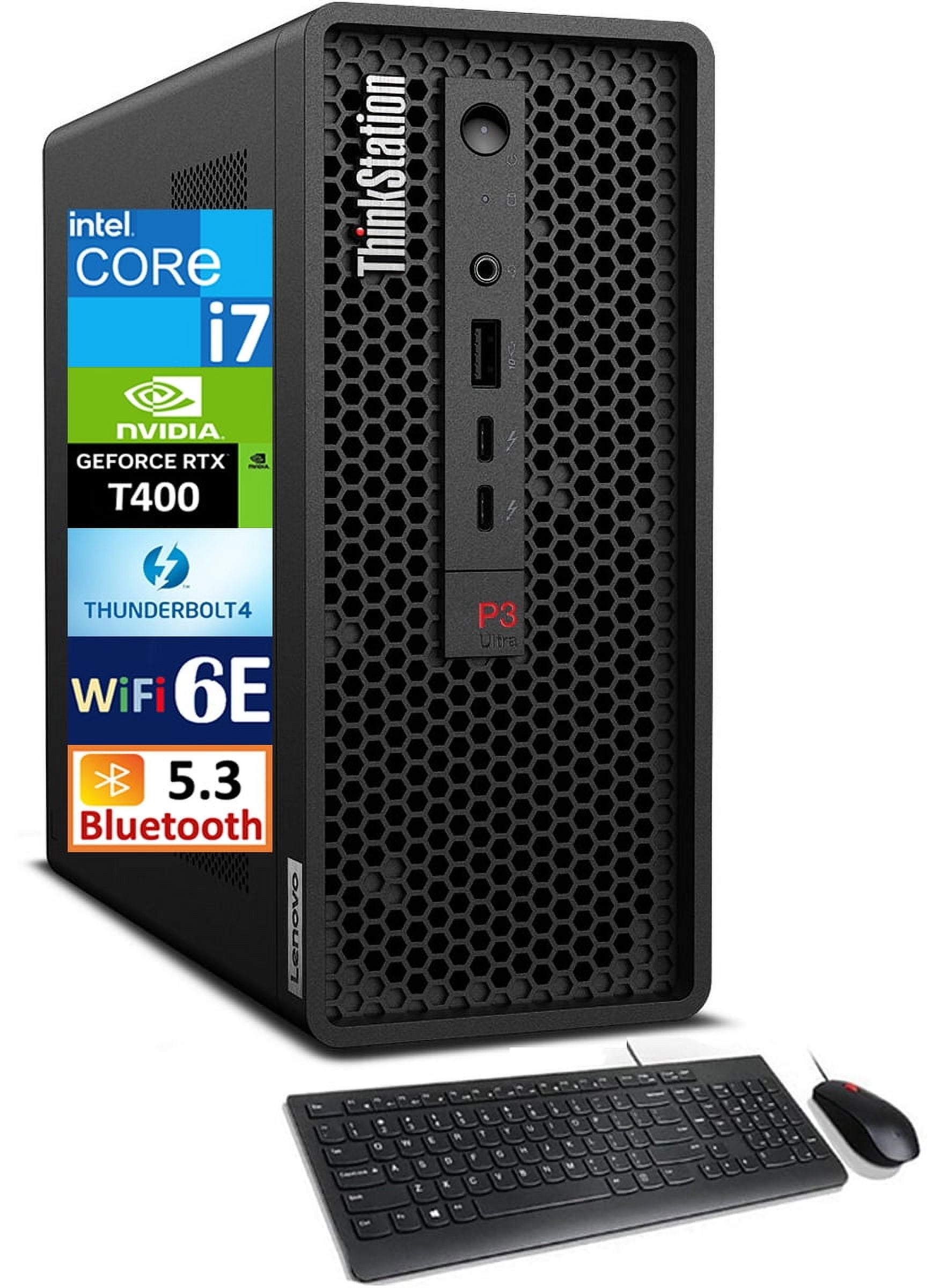 Lenovo ThinkStation P3 Ultra Small Form Factor Workstation Mini Desktop (Intel i7-13700, NVIDIA ...