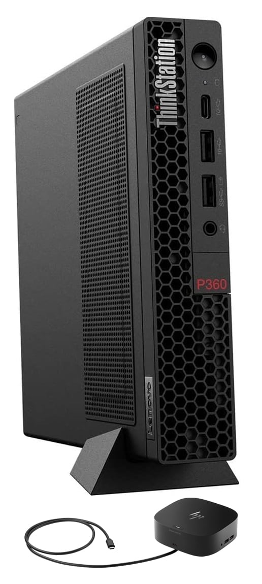 Lenovo ThinkStation P360 Tiny Business Mini Desktop (Intel i7-12700T 12-Core, NVIDIA T400, 32GB ...