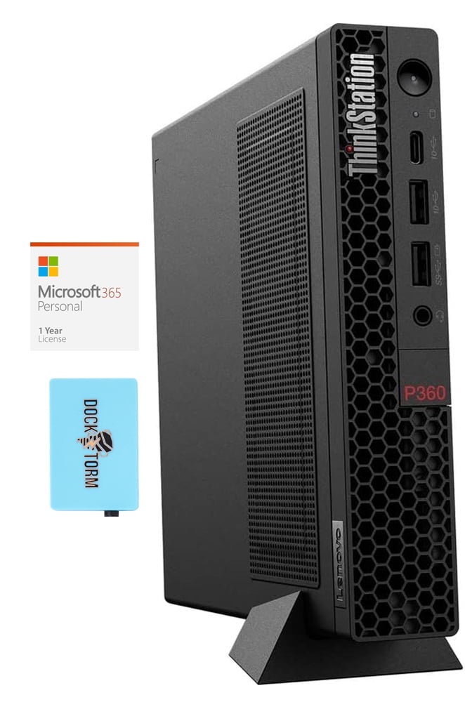 Lenovo ThinkStation P360 Tiny Business Mini Desktop (Intel i7-12700T 12 ...